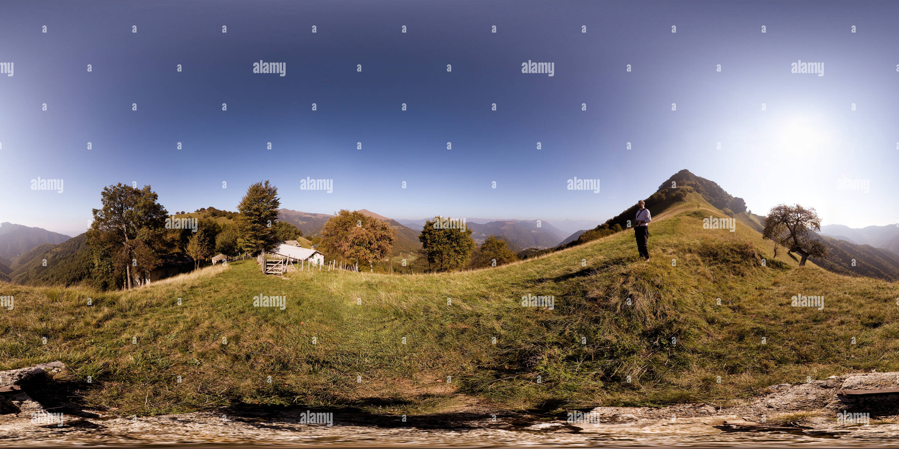 360° view of il Sasso Gordona - Alamy