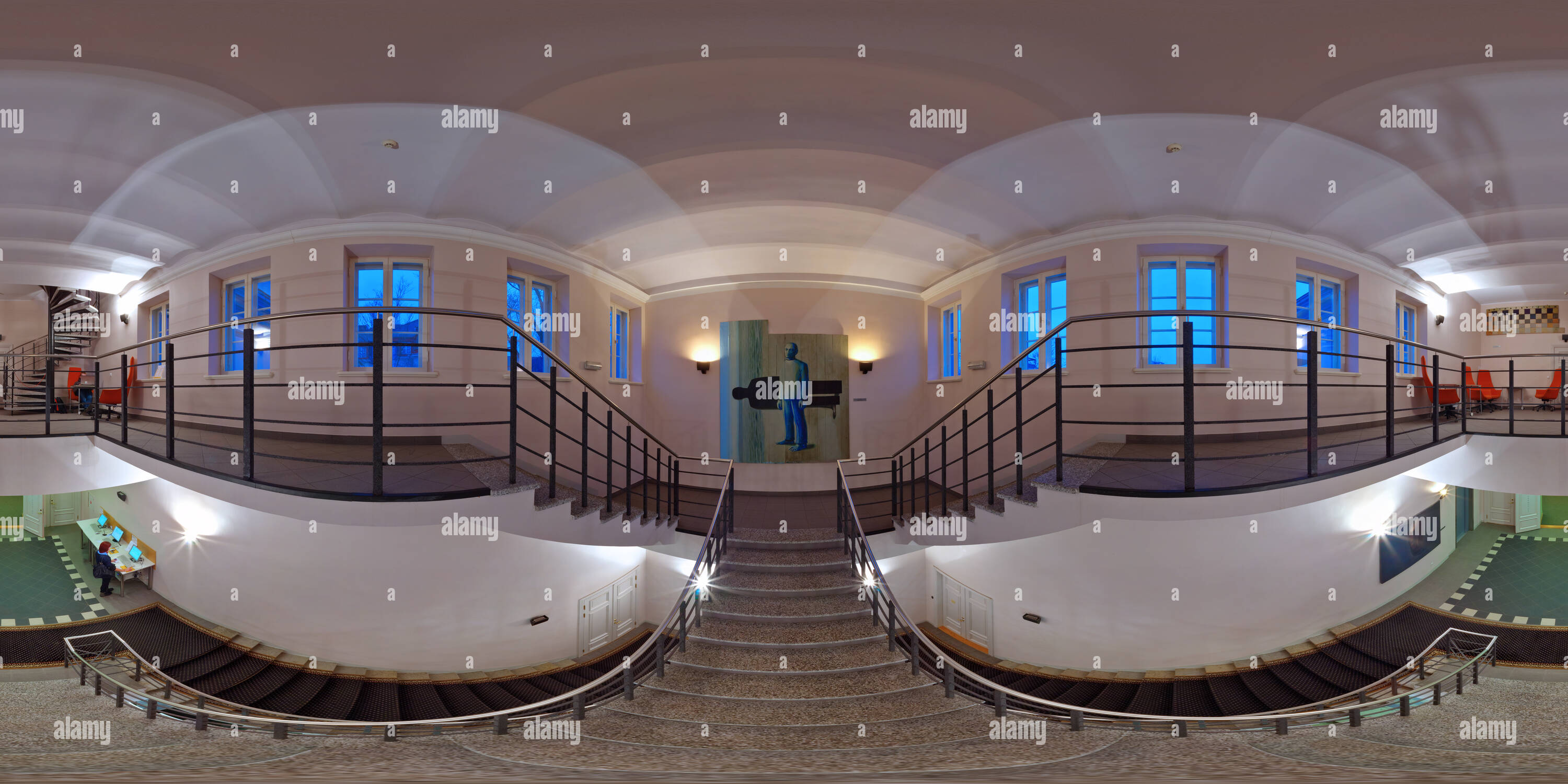 360° view of Tallinn Central Library (4th floor - Alamy