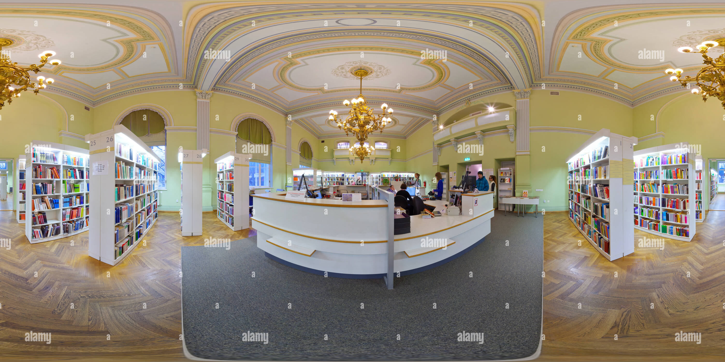 360° view of Tallinn Central Library (2th floor - Alamy