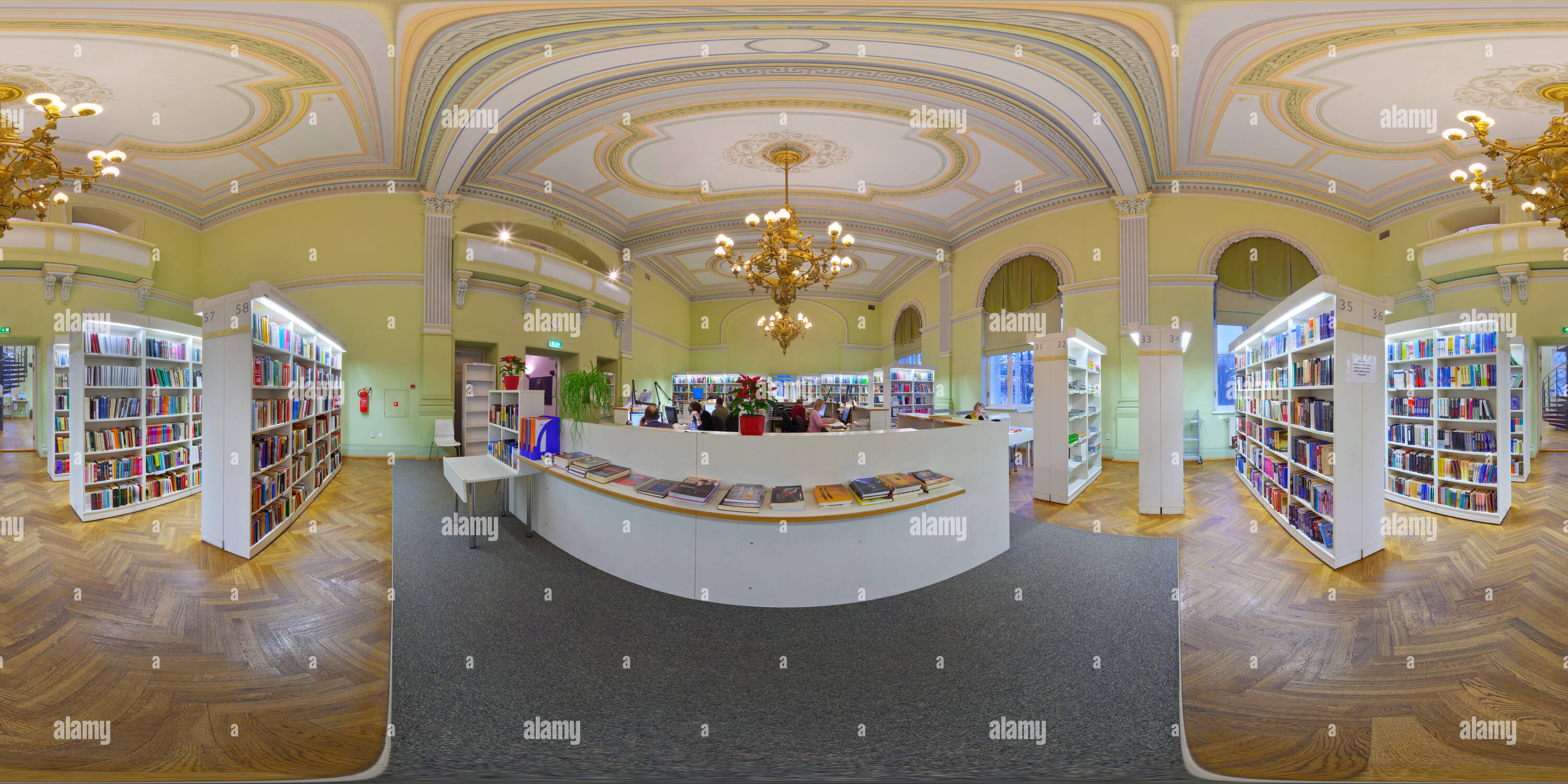 360° view of Tallinn Central Library (2th floor - Alamy