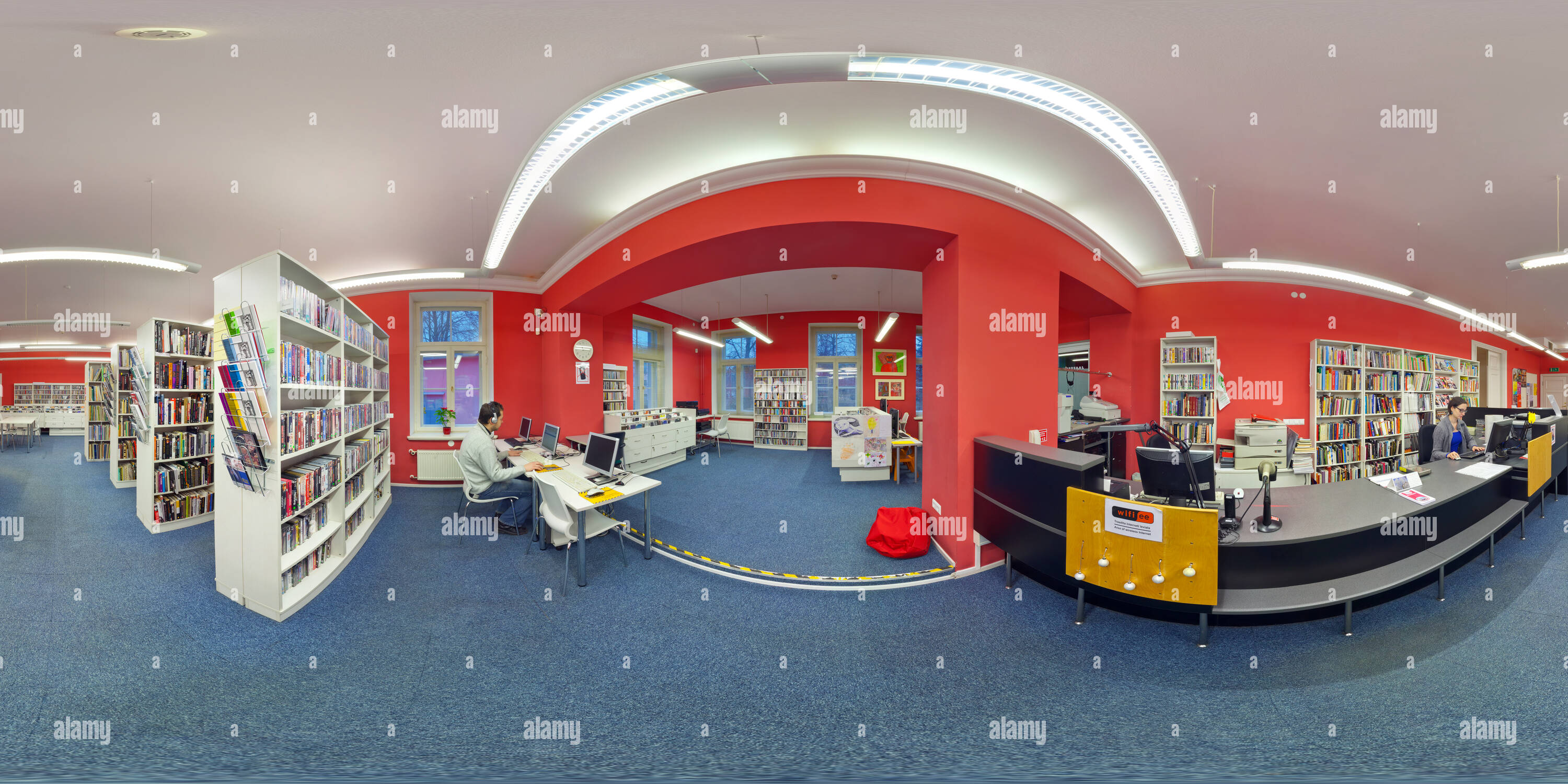 360° view of Tallinn Central Library (1st floor - Alamy