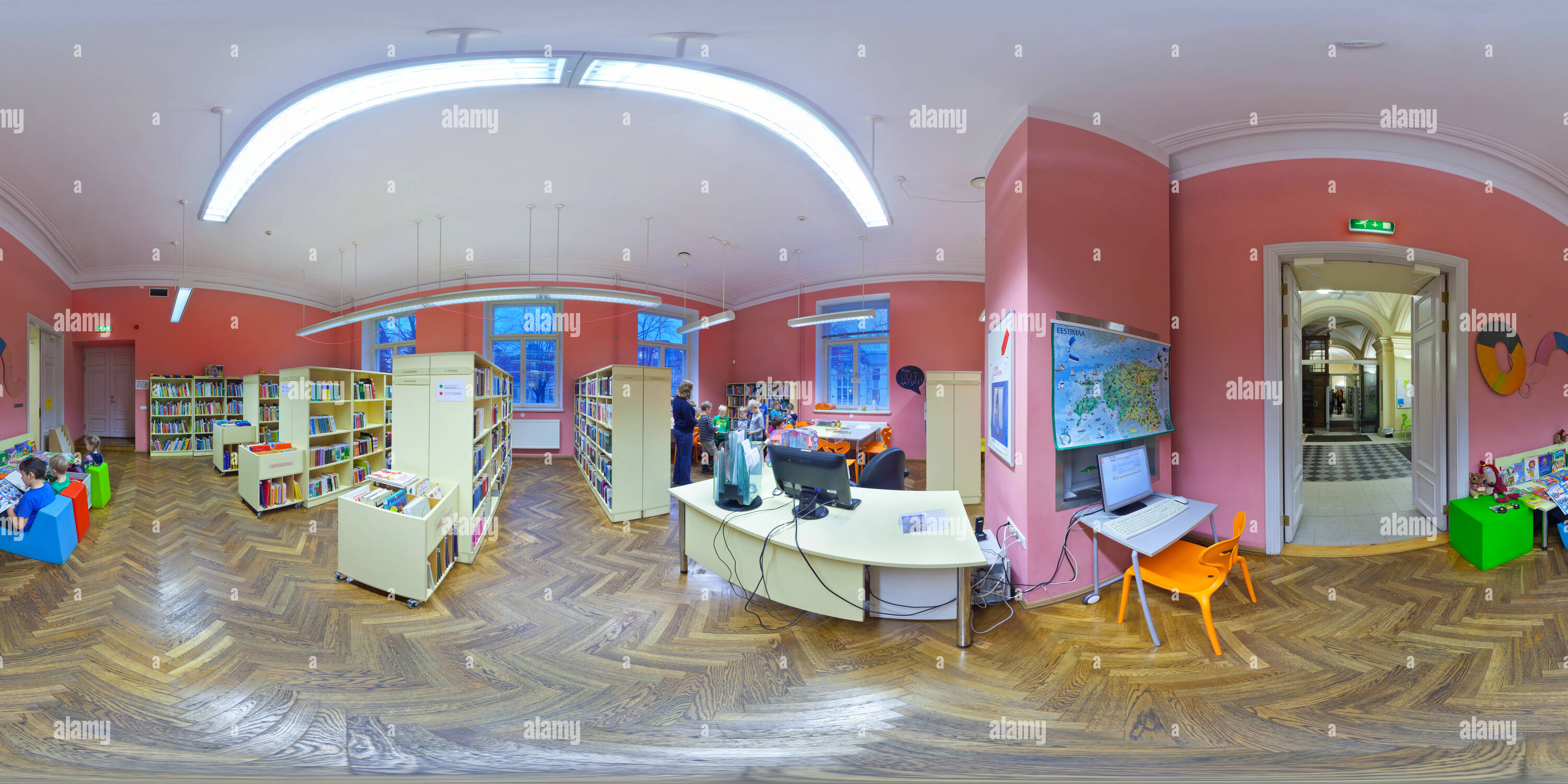 360° view of Tallinn Central Library (1st floor - Alamy