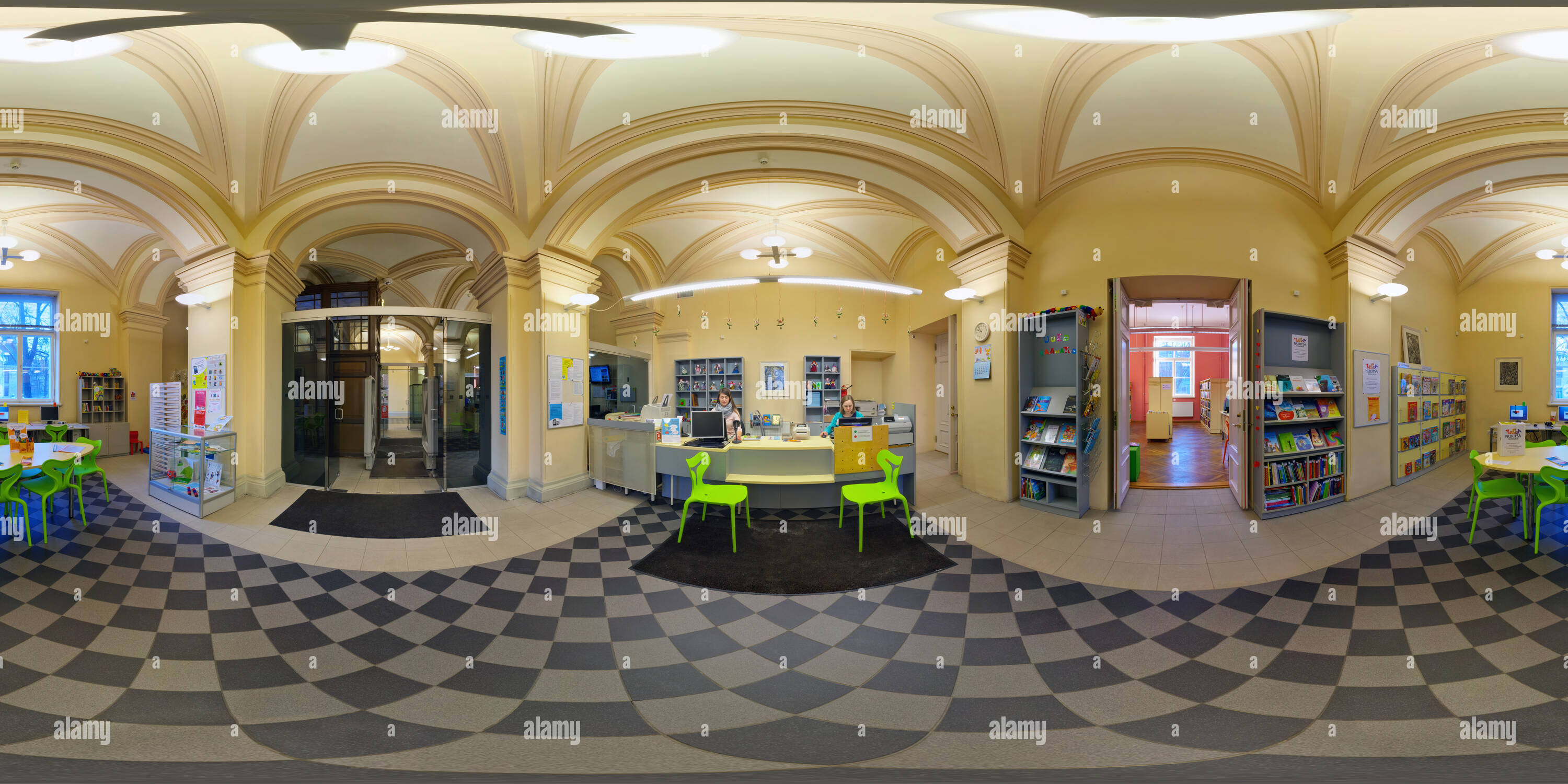 360° view of Tallinn Central Library (1st floor - Alamy