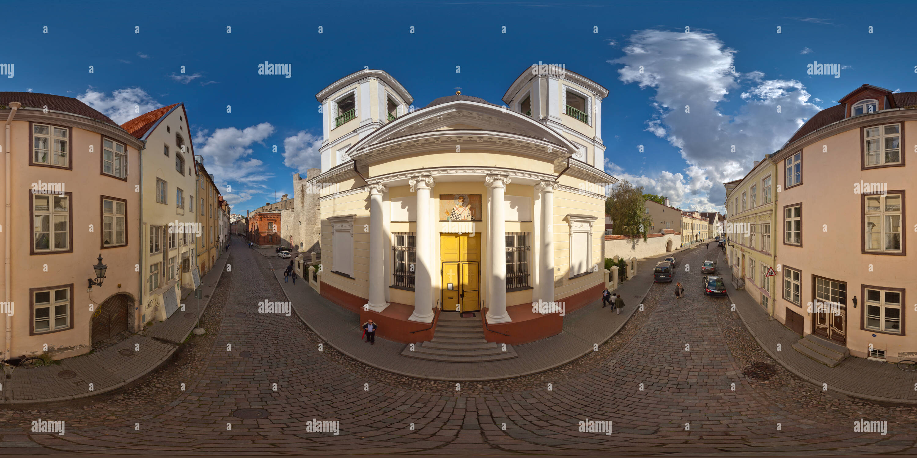 360° view of Church of St Nicholas - Alamy