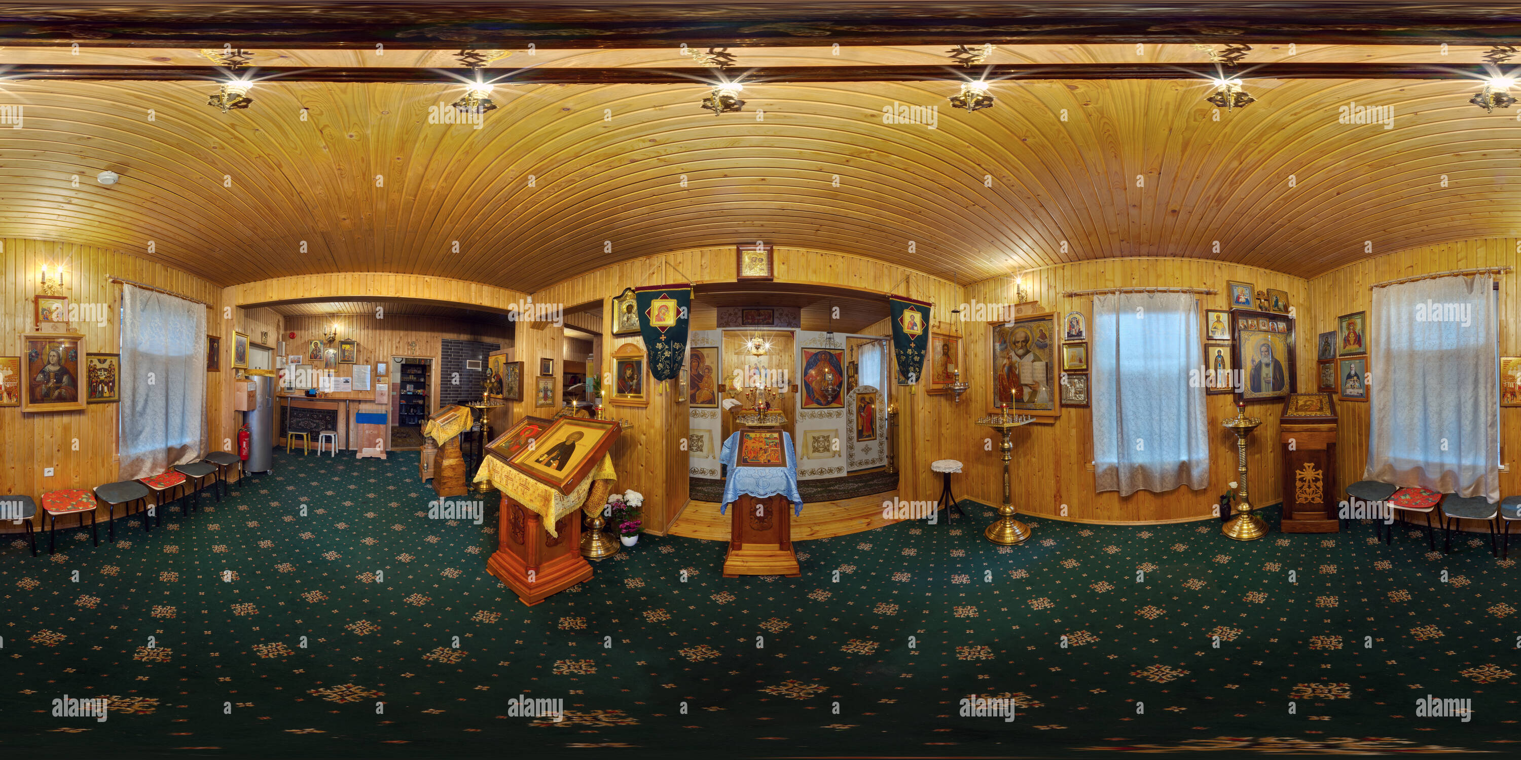 360° view of Church of St Panteleimon the Great Martyr and Healer - Alamy