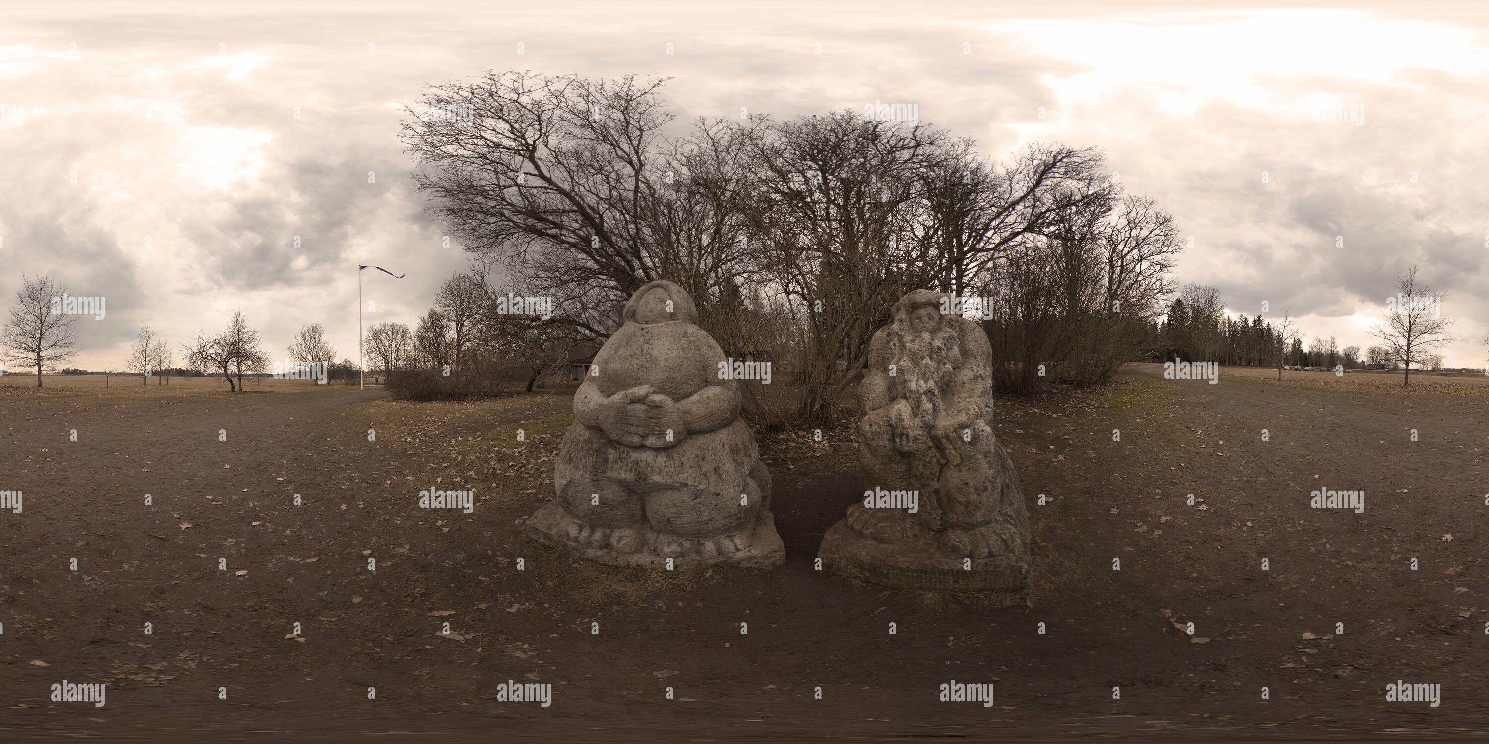 360° view of Sculpture by Ülo Õun, Tuhala - Alamy