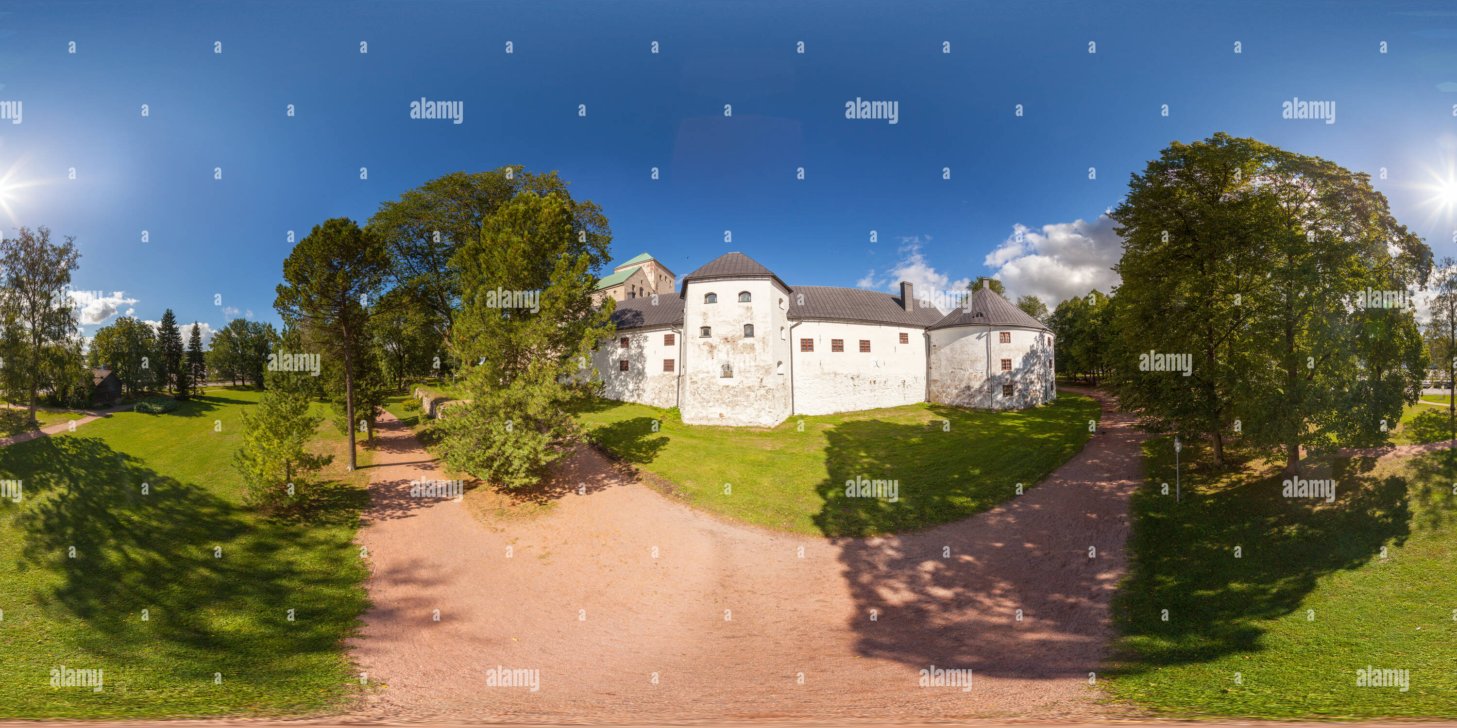 360° view of Turku Castle - Turun Linna - Alamy