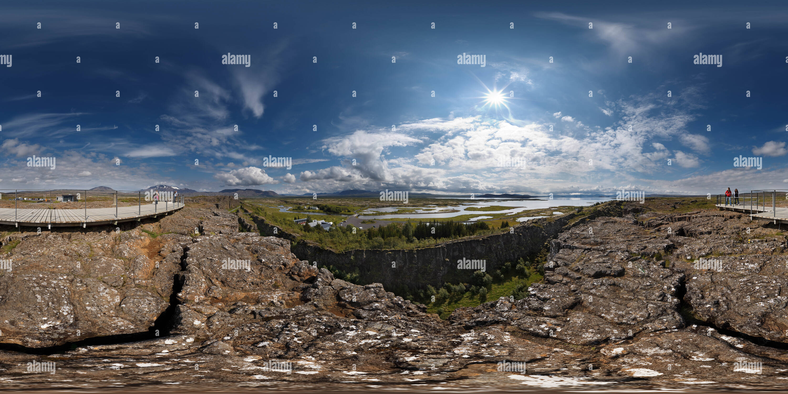 Thingvellir viewpoint hi-res stock photography and images - Alamy