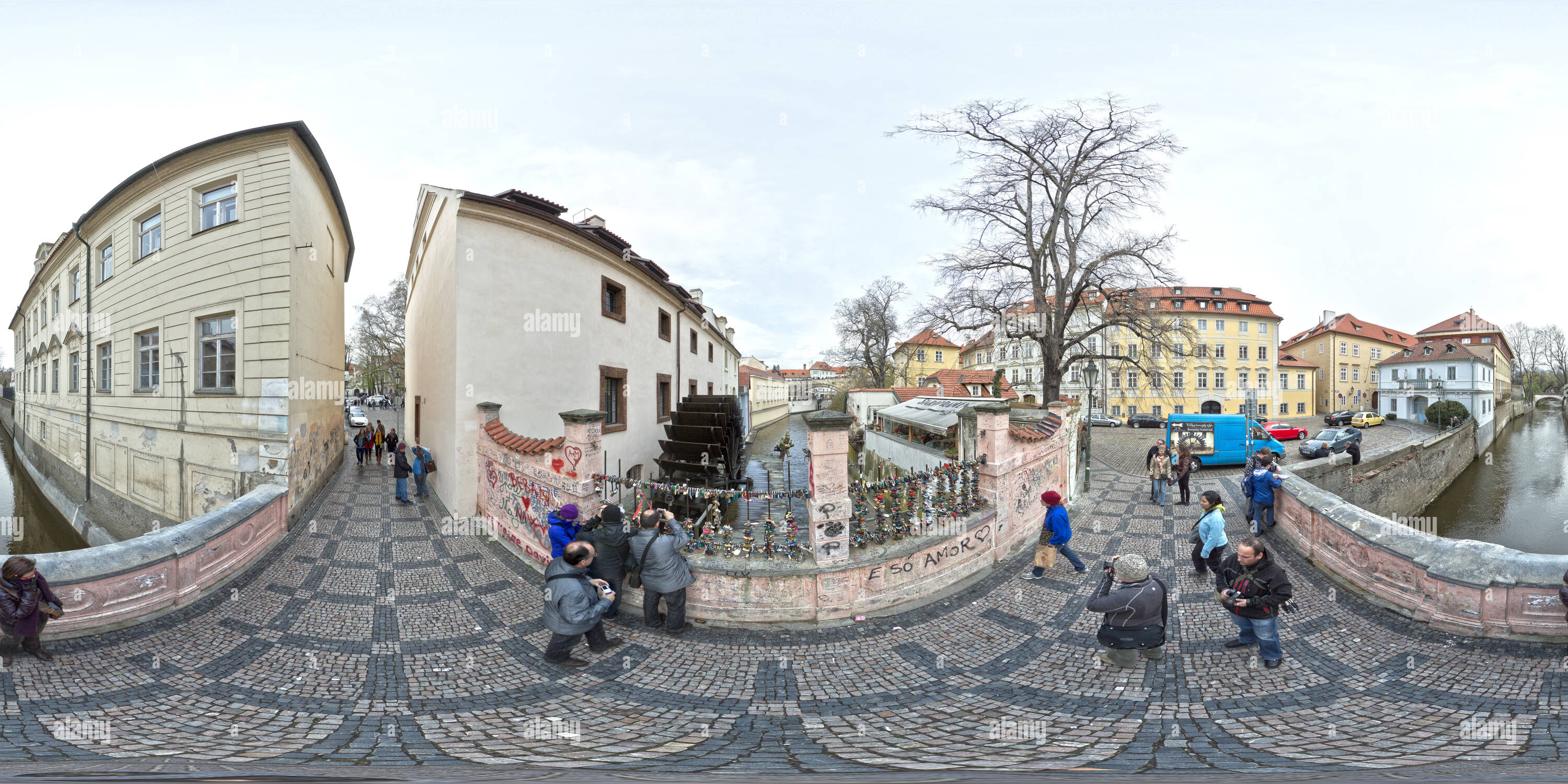 360° view of Water goblin guarding Certovka river - Alamy