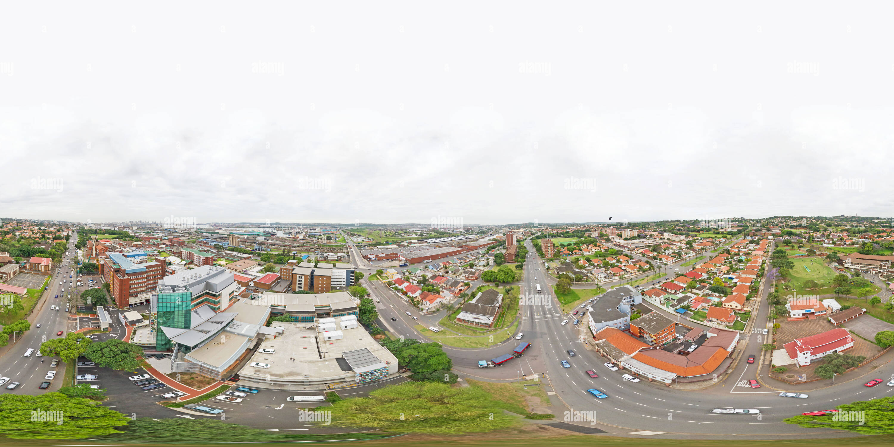 360° view of Aerial 360 over UKZN Medical Campus - Alamy
