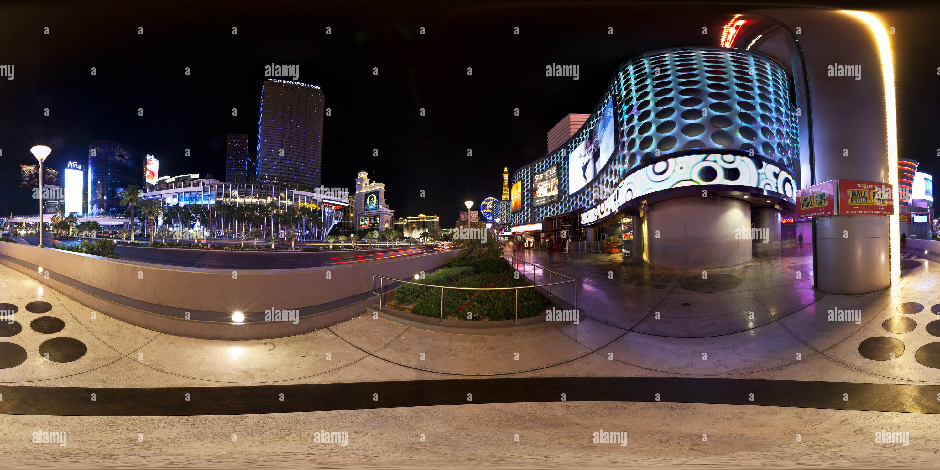 360° view of Las Vegas Strip - Planet Hollywood - Alamy