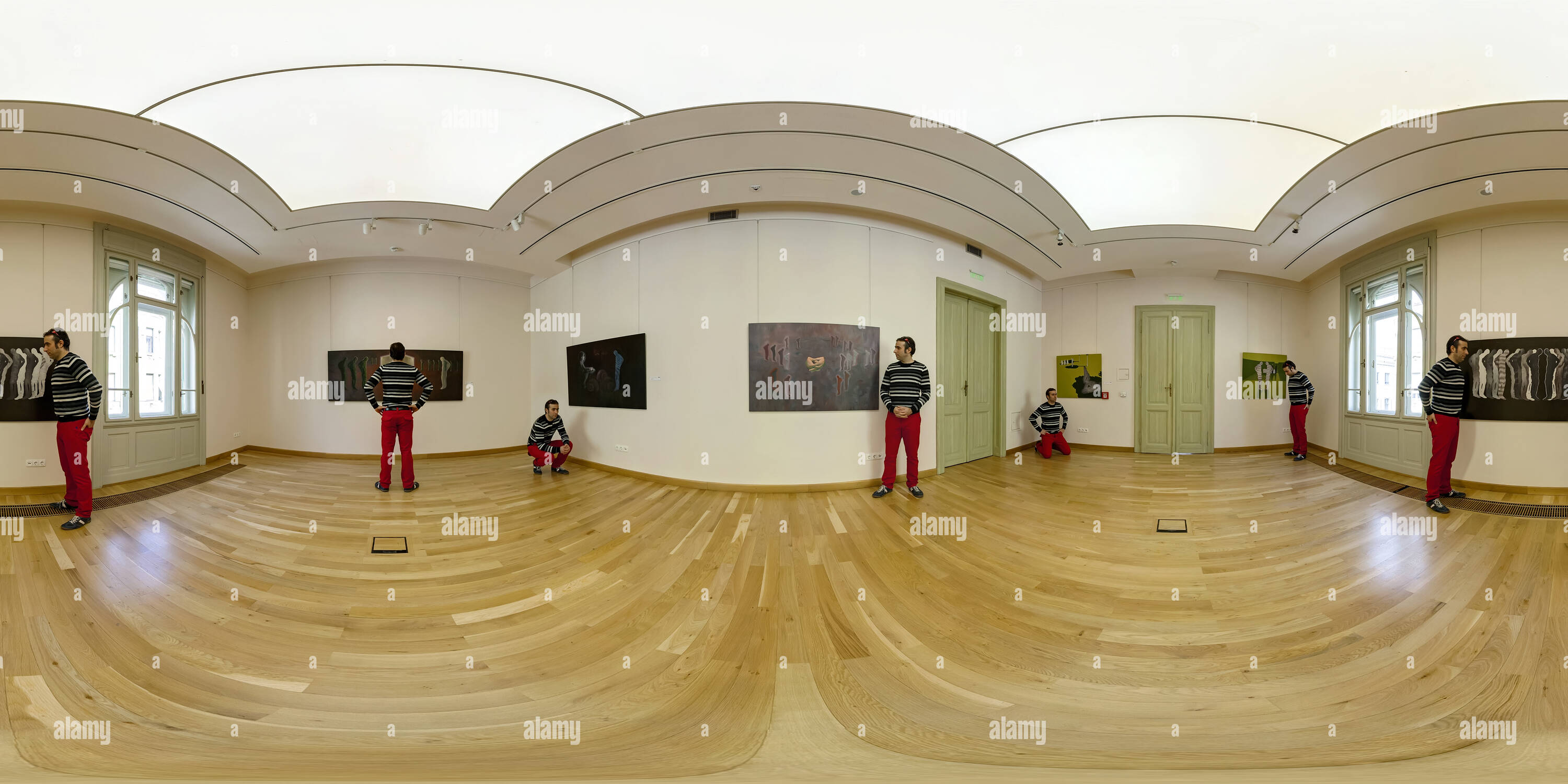 360° view of Csaba Furjesi - Virtual existence (Szeged REÖK Palace - Alamy