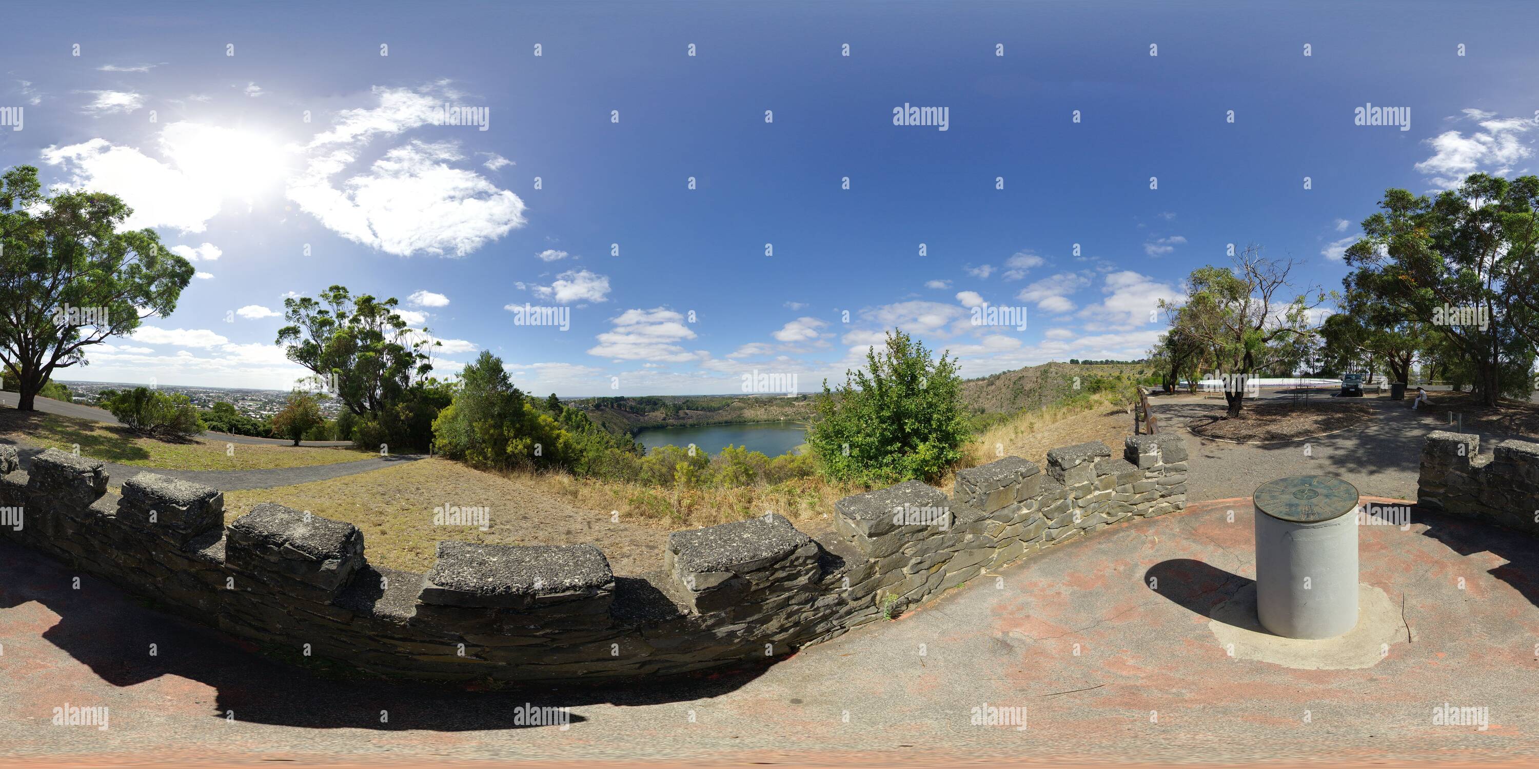 360° view of Valley Lake Rotary Club Lookout - Alamy