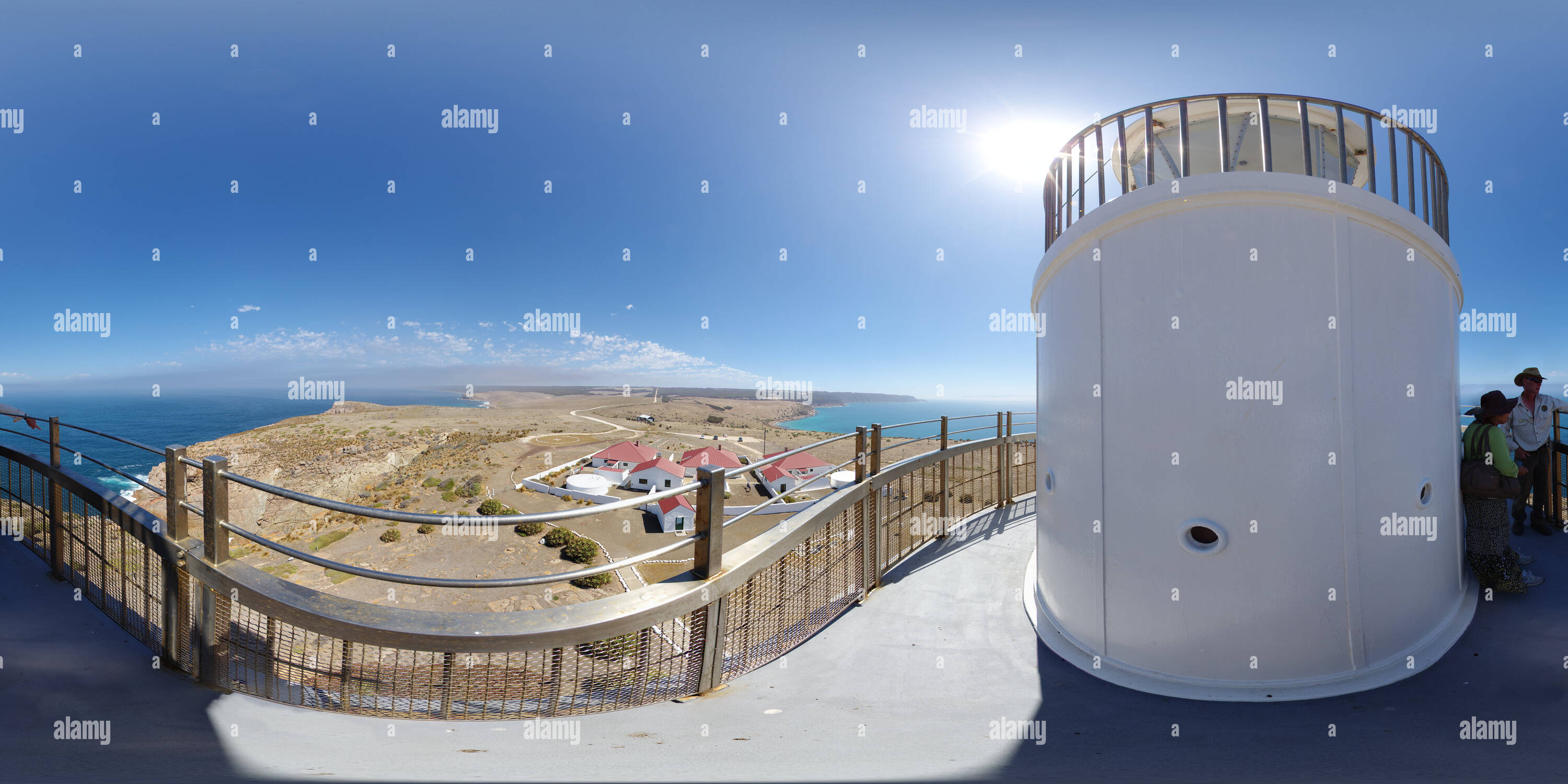 360° view of Cape Willoughby Lighthouse - Alamy