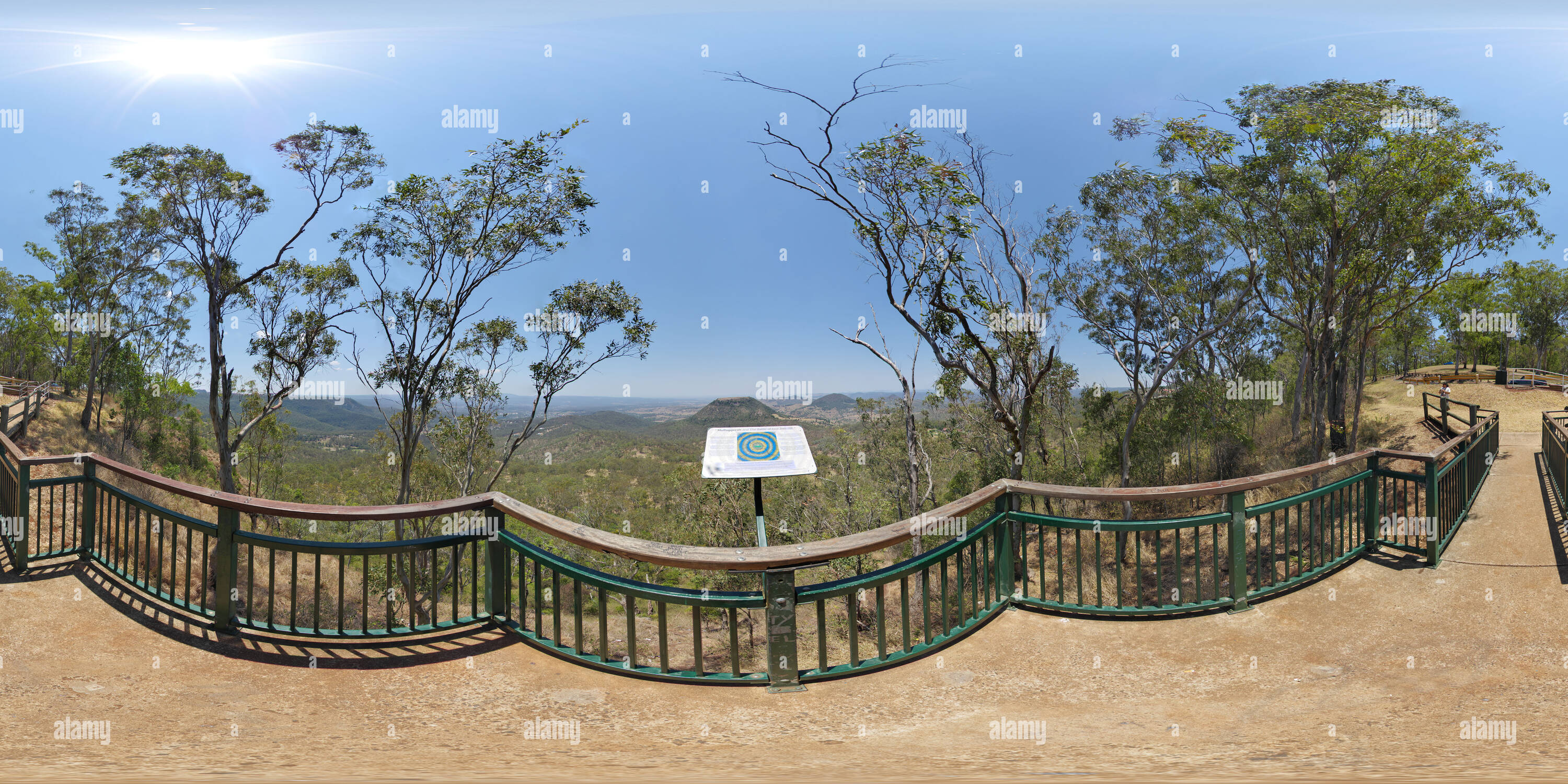 360° view of Bill Goulds Lookout in Toowoomba - Alamy