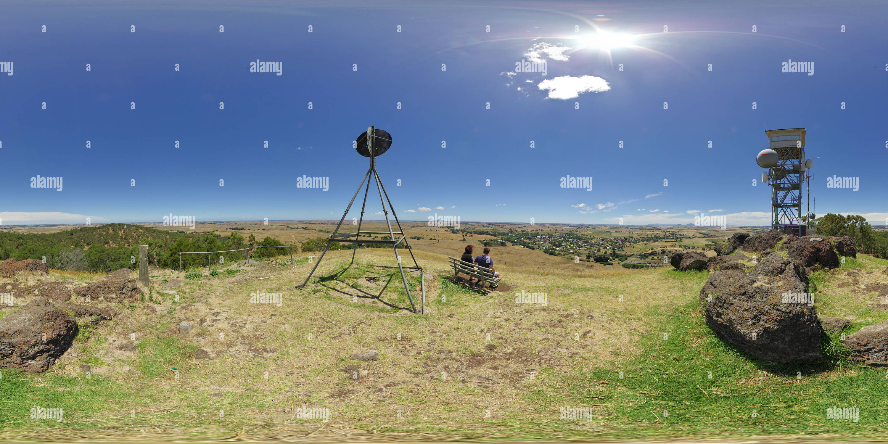 360° view of Views from Mount Rouse - Alamy