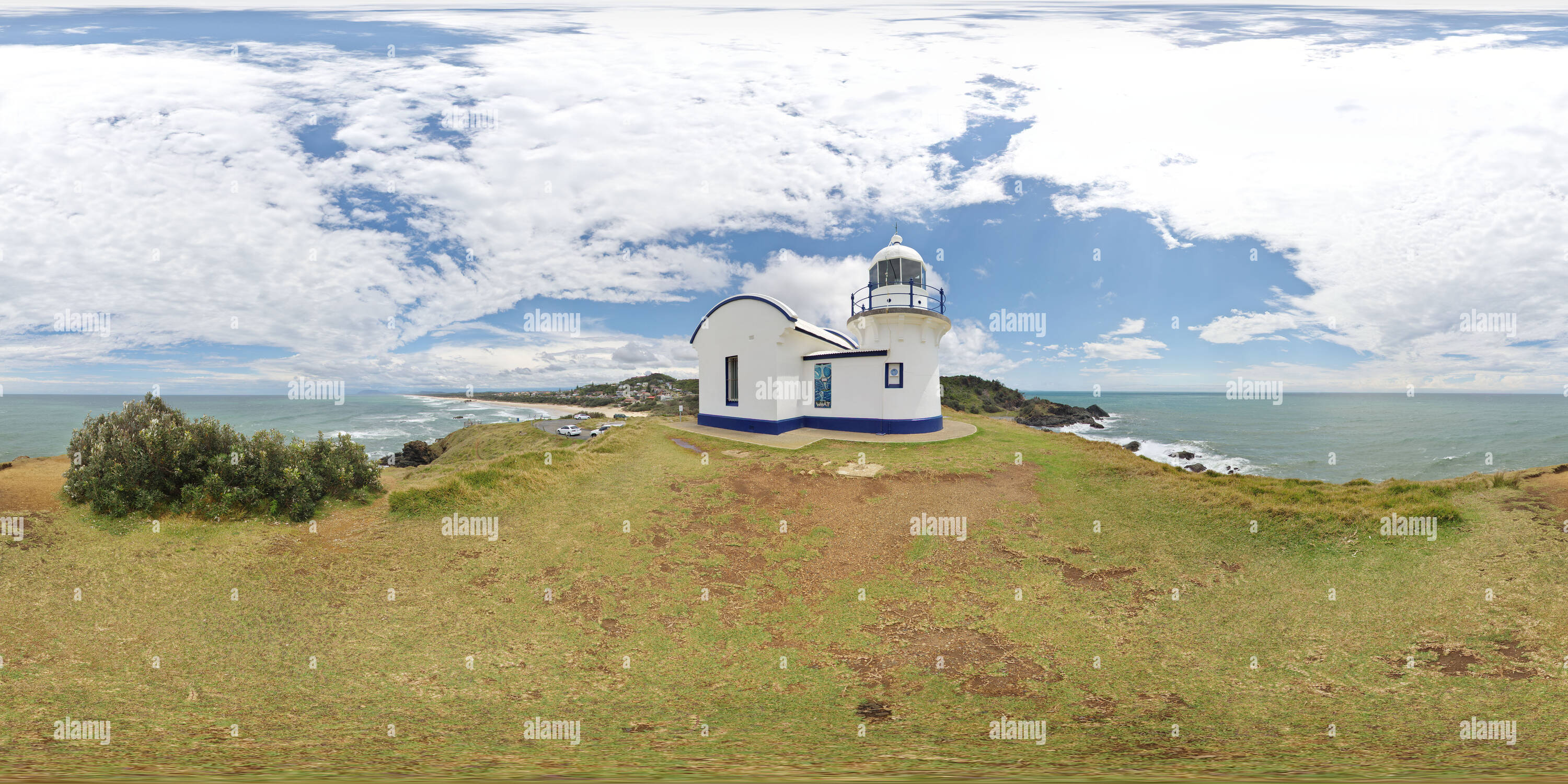 360° view of Tacking Point Lighthouse - Alamy