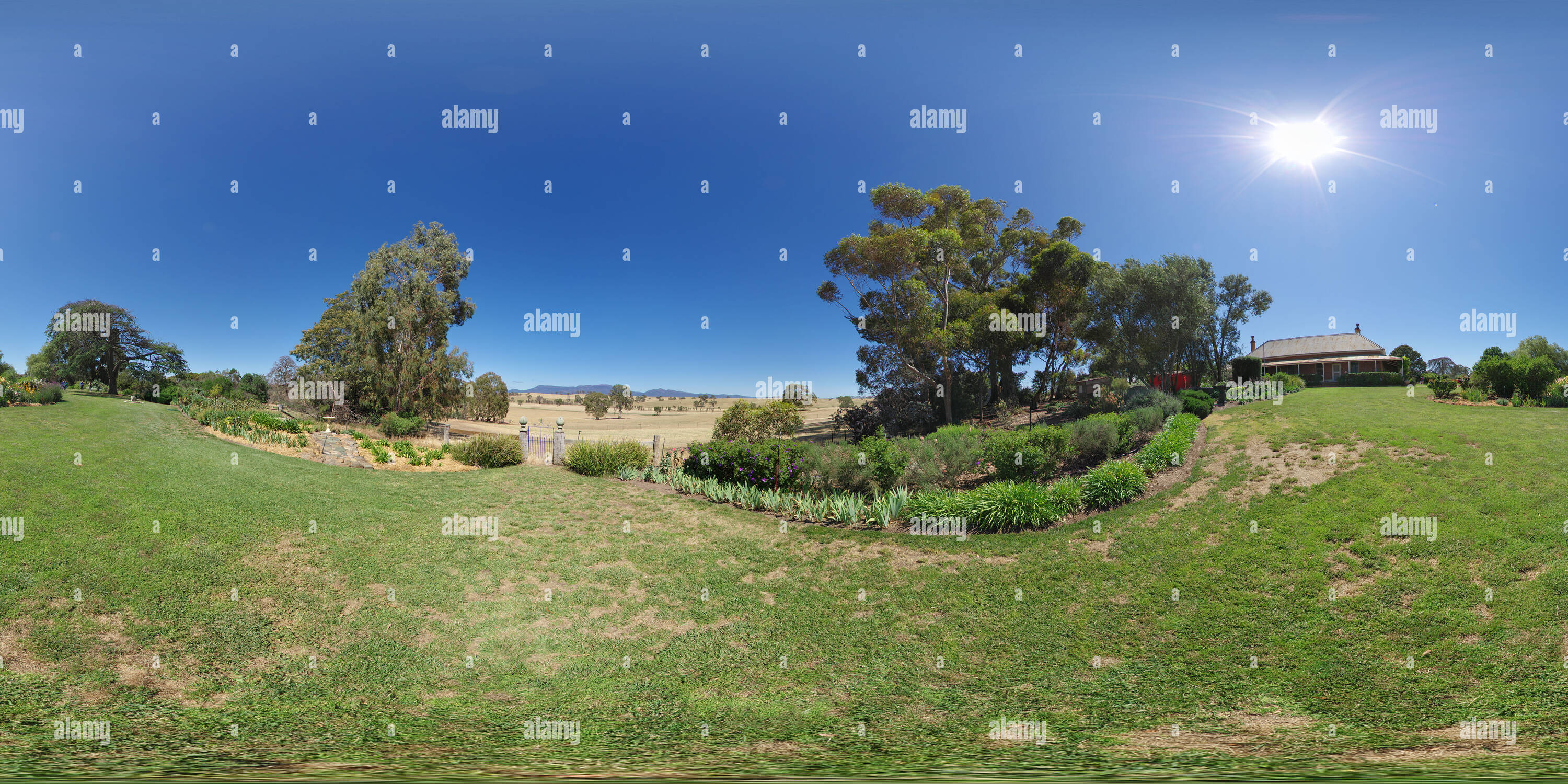 360° view of Grampians views from Lexington Station in Moyston - Alamy