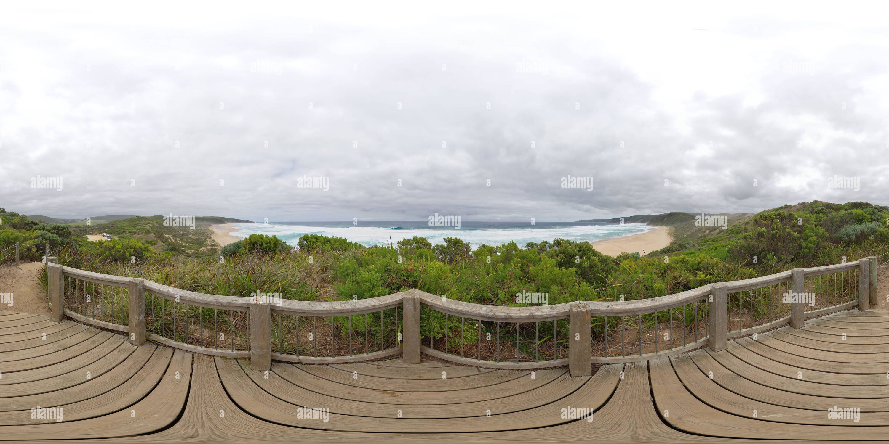 360° view of Lookout at Johanna Beach - Alamy