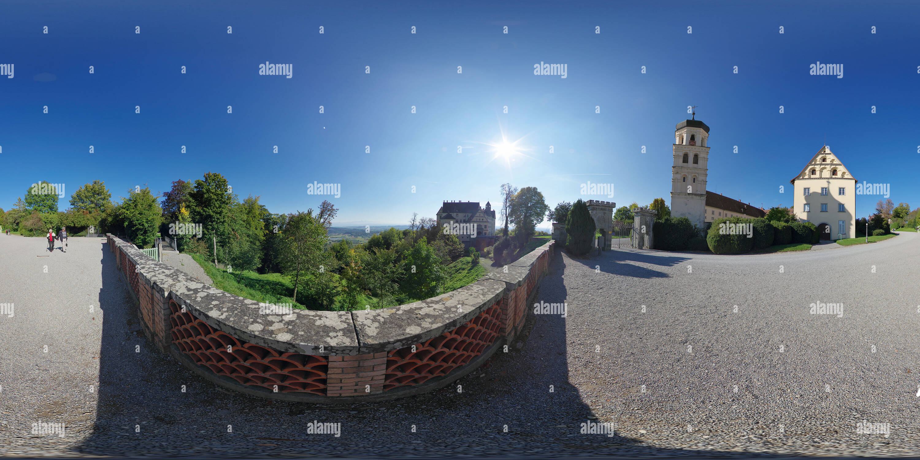 360° view of Castle Heiligenberg in Heiligenberg - Alamy