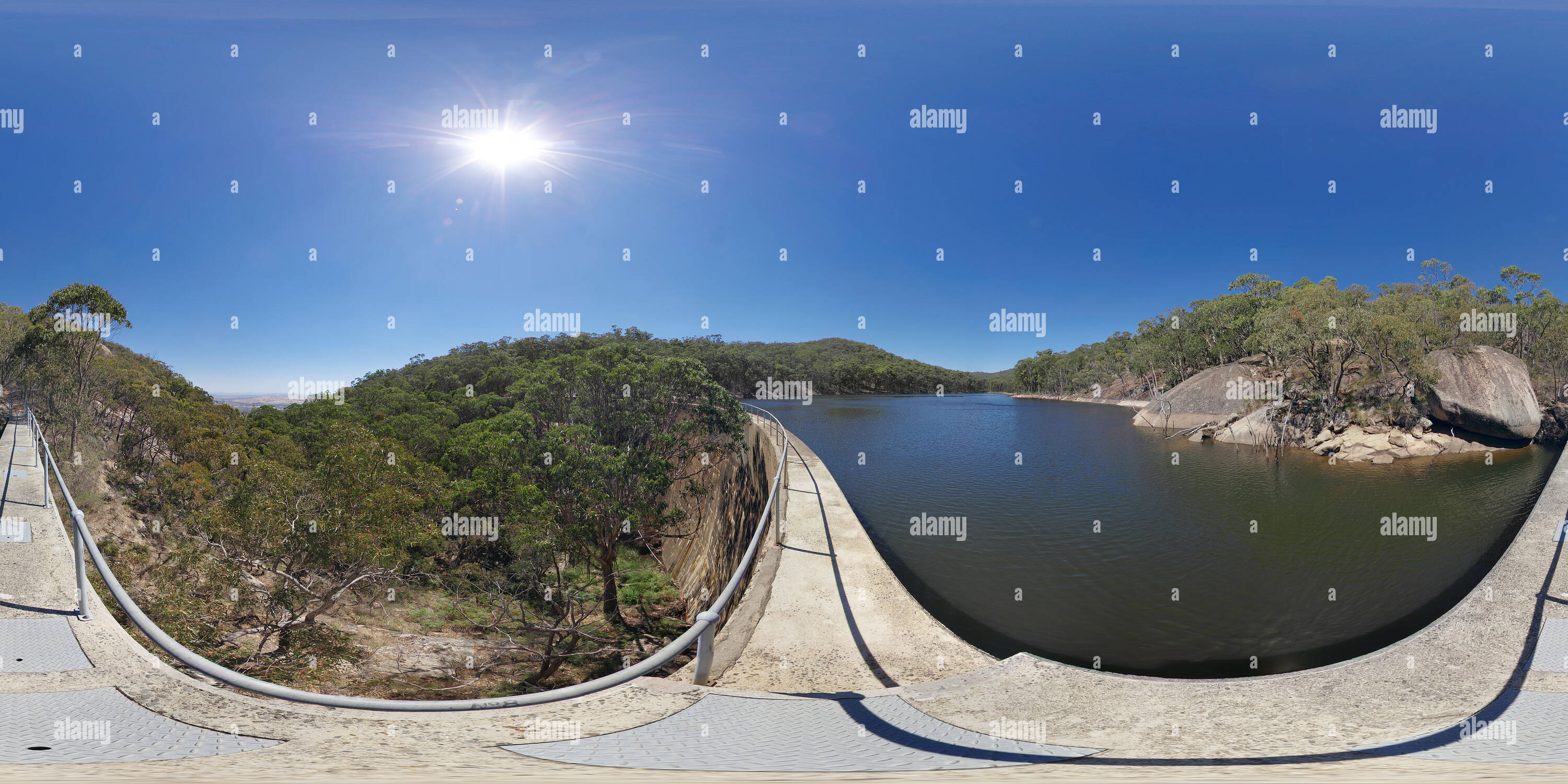 360° view of Mount Cole Reservoir - Alamy