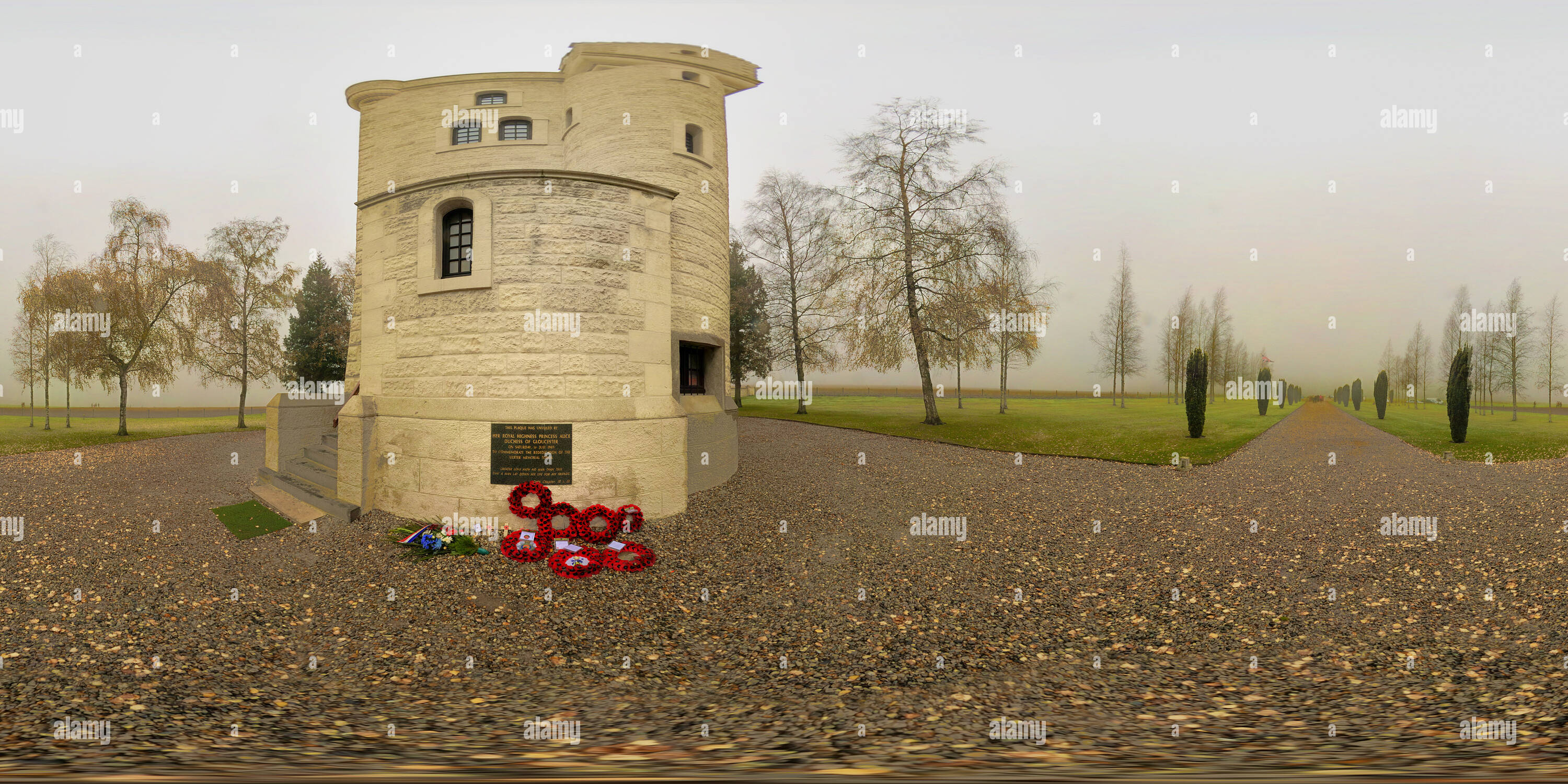 Ulster Memorial Tower Somme France Stock Photos & Ulster Memorial Tower ...