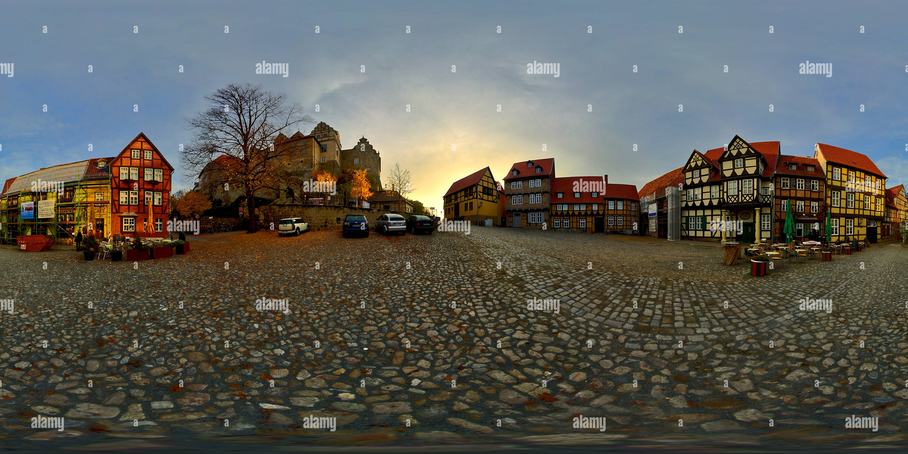 360° view of Stift Schlossberg Quedlinburg Germany 5855 - Alamy