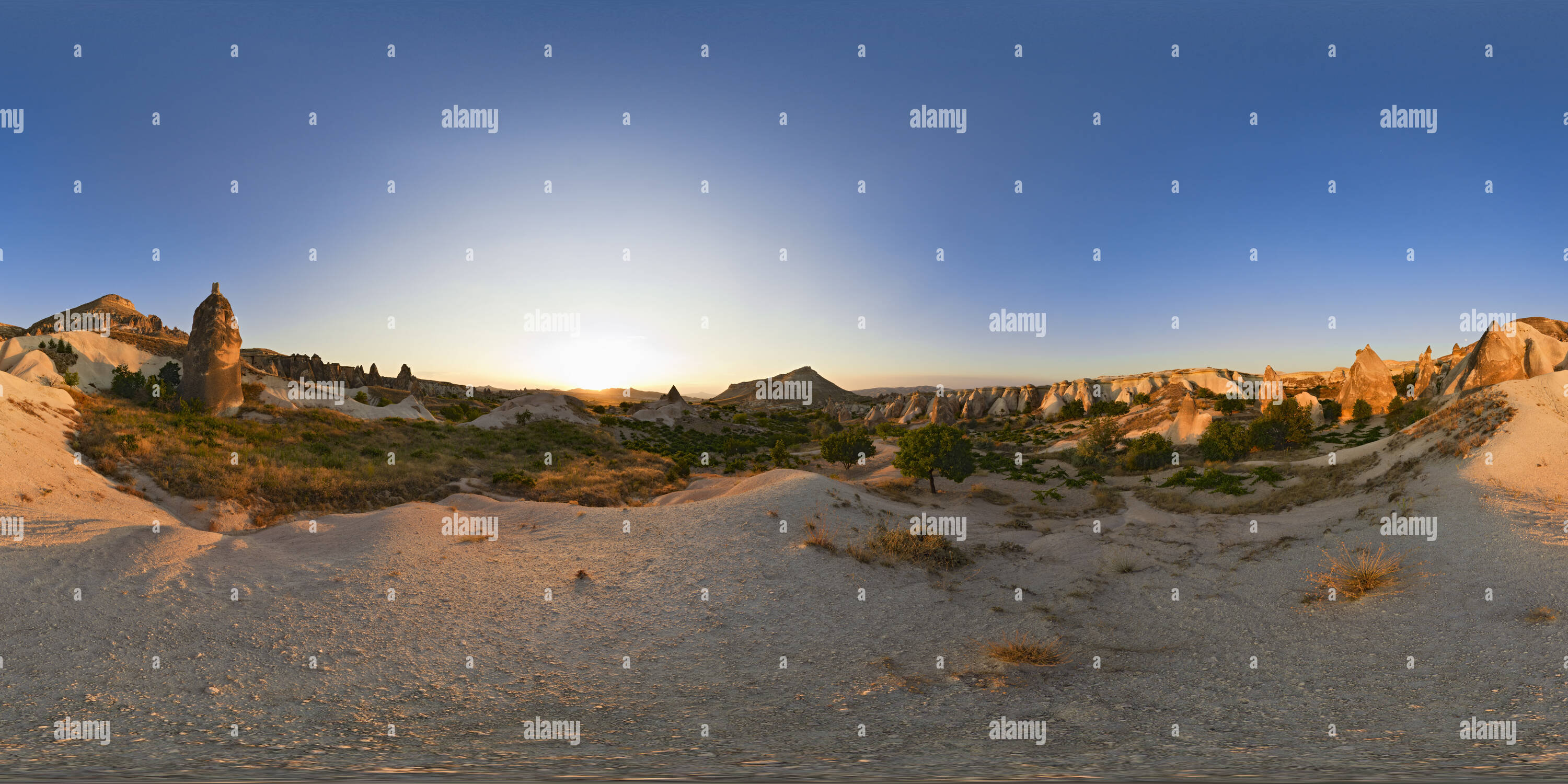 360° view of Cappadocian Landscape close to Pasabag, Turkey - Alamy