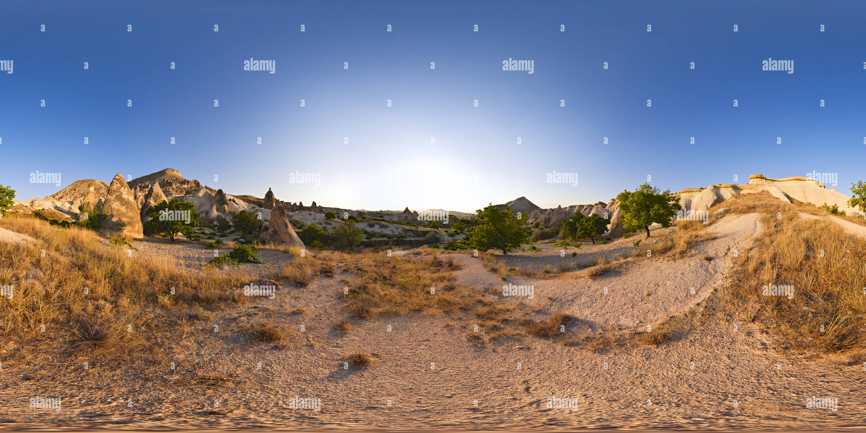 360° view of Cappadocian Landscape, Pasabag, Turkey 1 - Alamy