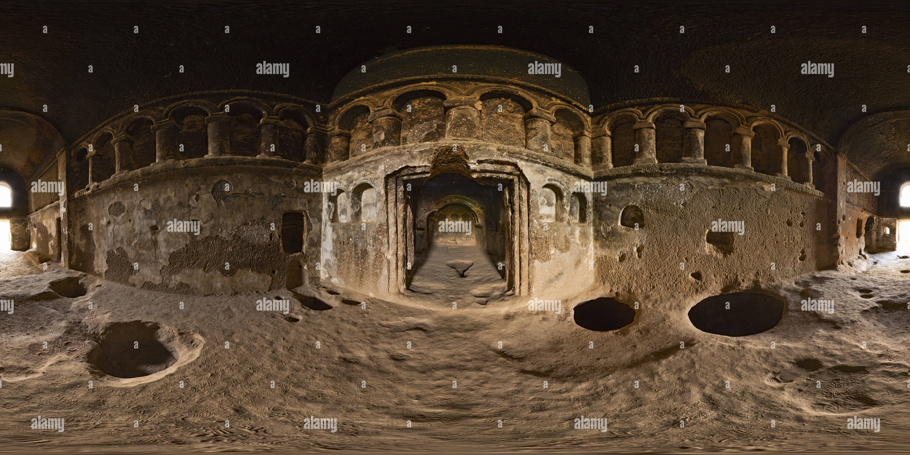 360° view of Selime Monastery, Cappadocia, Turkey - Alamy