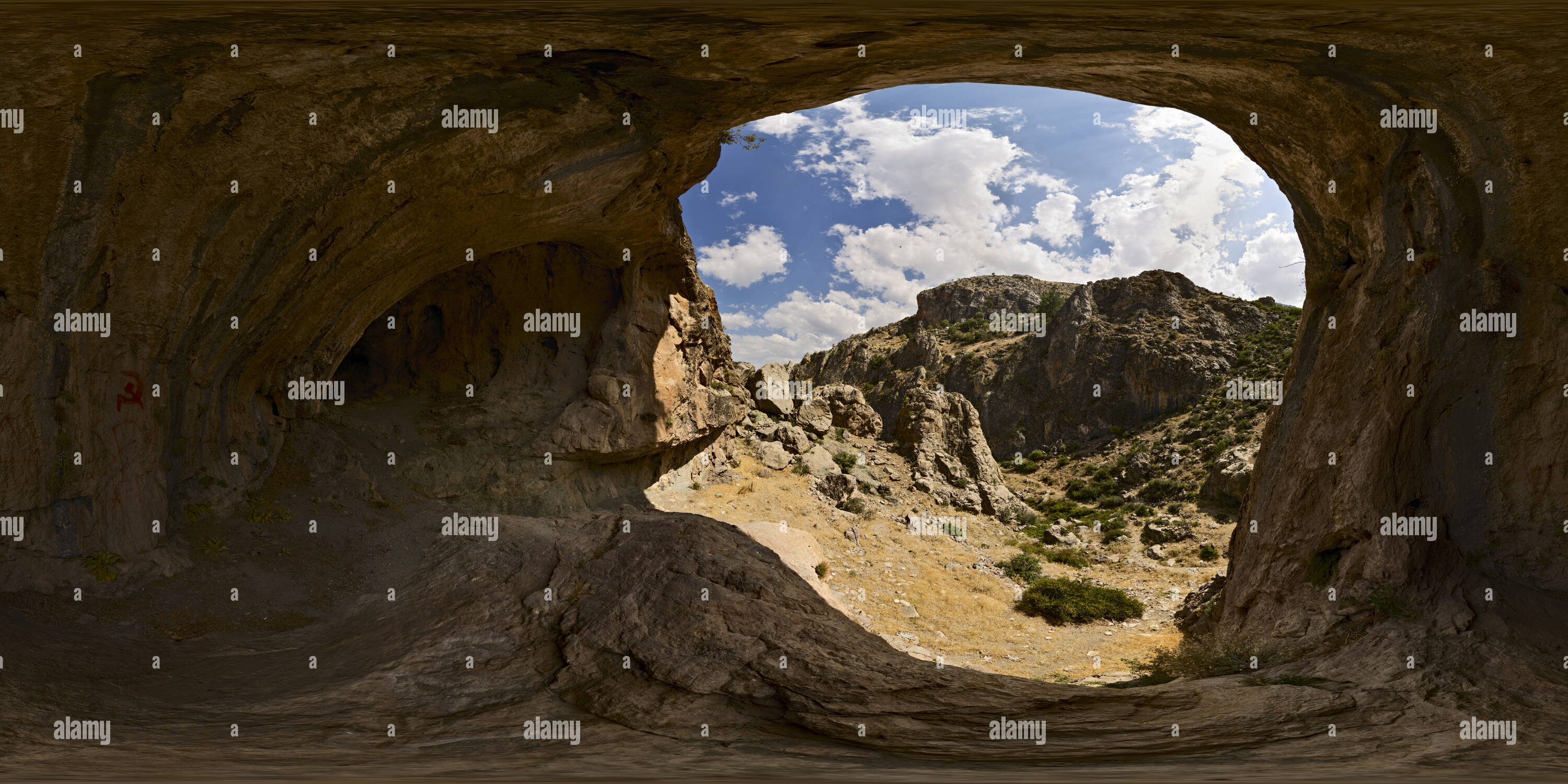 360° view of Cave in the Taurus Mountains, Turkey - Alamy