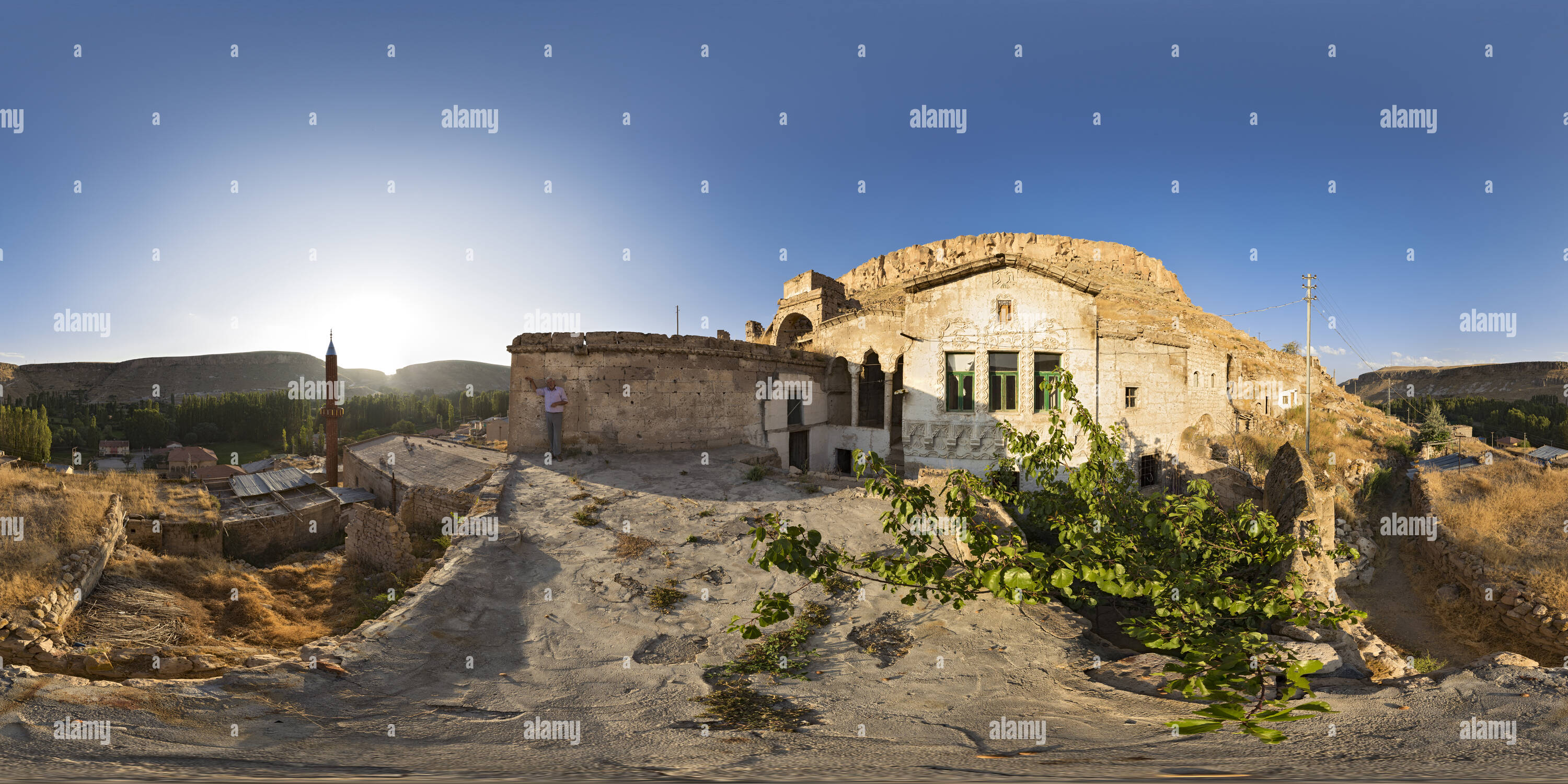 360° view of On the Terrace of a Greek House in Basköy, Cappadocia ...