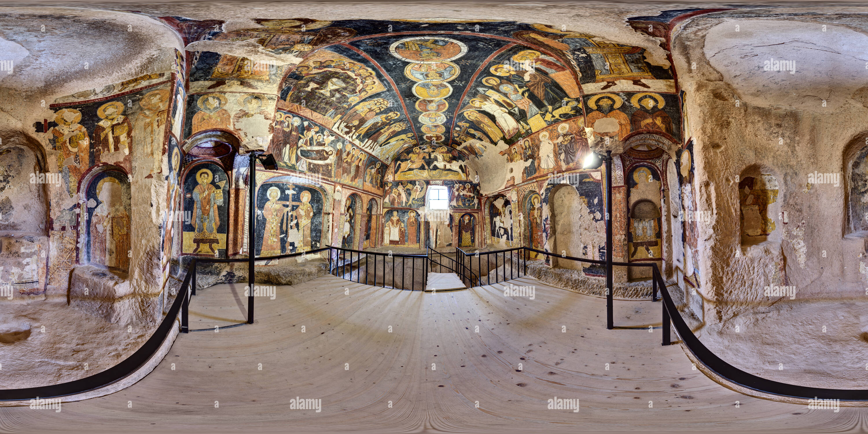 360° view of St Jean Cave Church, Gülsehir, Cappadocia, Turkey-3 - Alamy