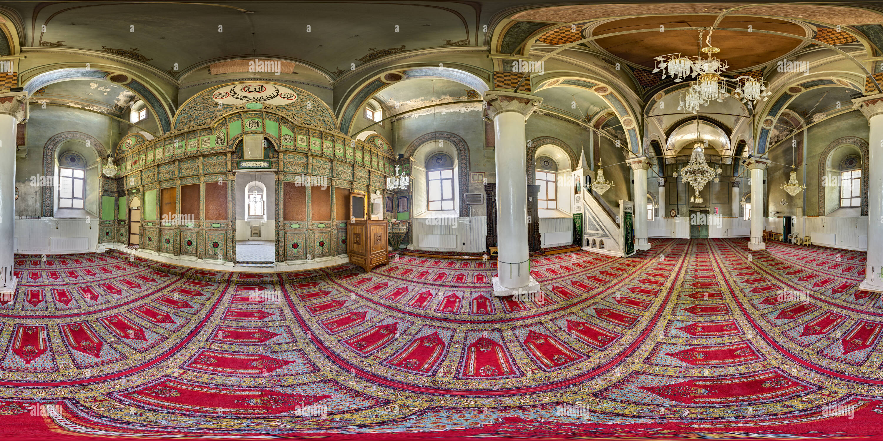 360° view of Greek church/mosque in Derinkuyu, Cappadocia, Turkey - Alamy