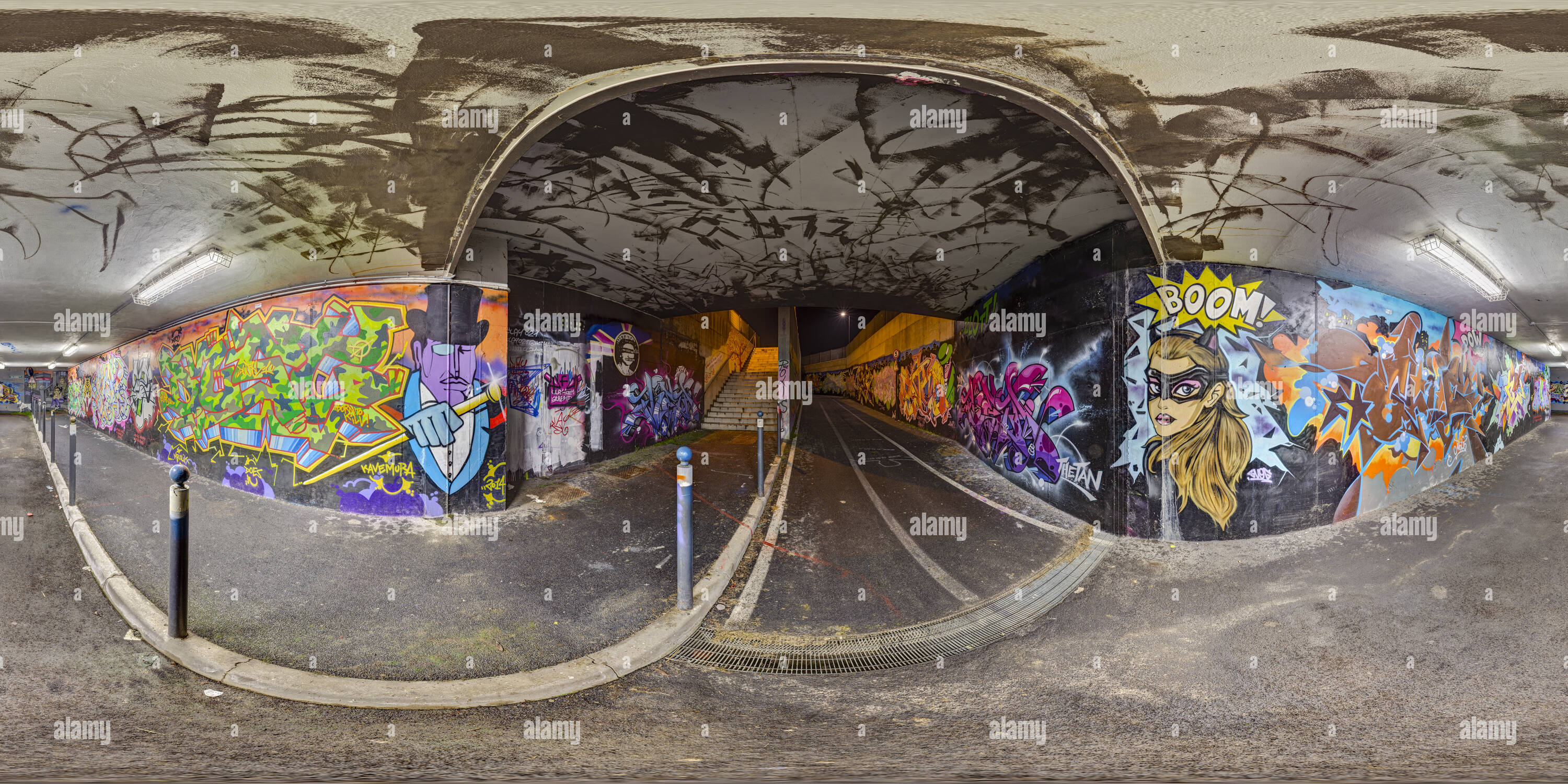 360° view of Graffities, Marcon, Italy 2 - Alamy