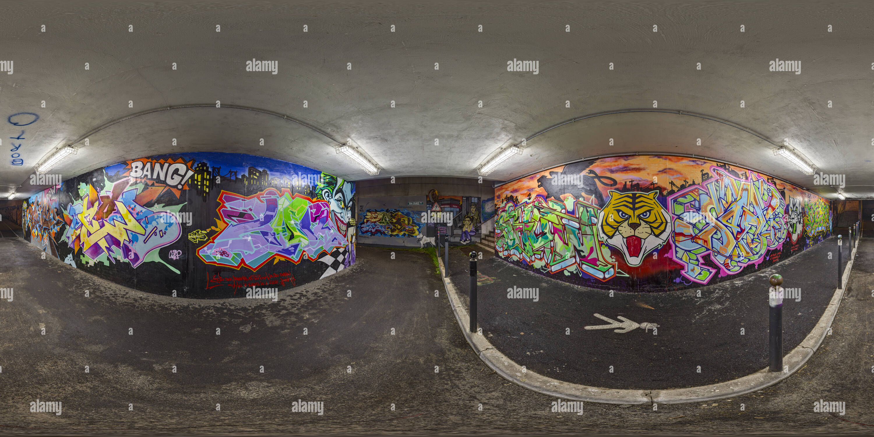 360° view of Graffities, Marcon, Italy 1 - Alamy