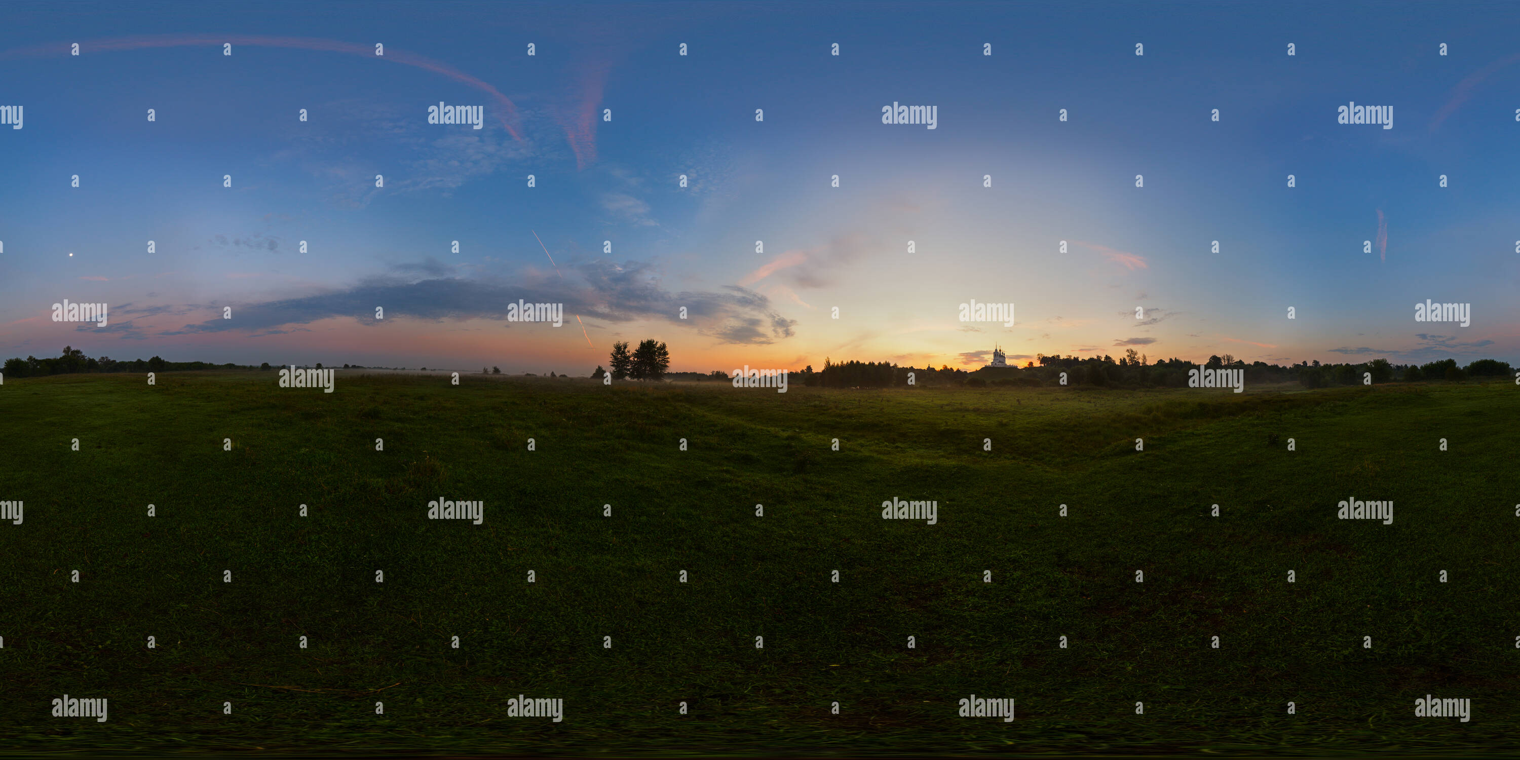 360° view of Epifan morning fog - Alamy