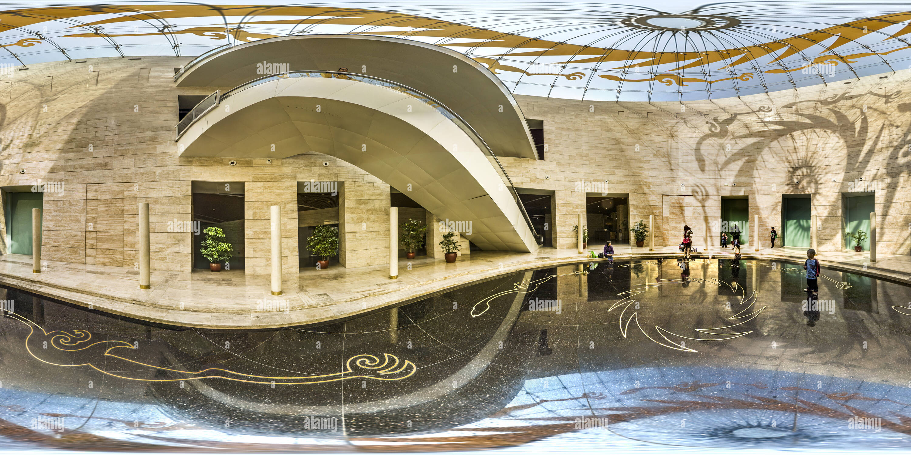360° view of sichuan Chengdou jinsha ruins Museum 3——The pavilion ...
