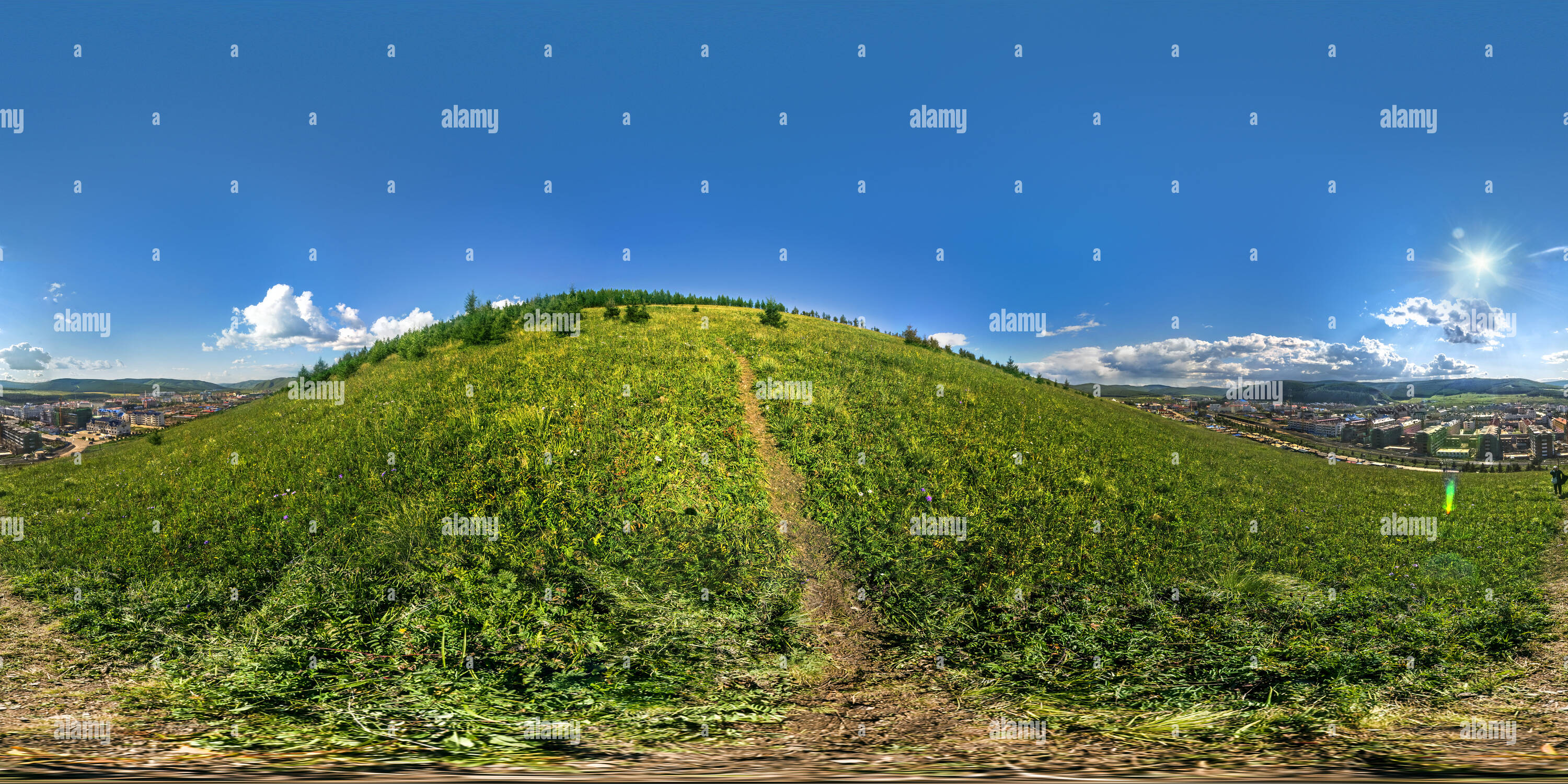 360° view of Inner Mongolia Xingan Meng Aershan——Overlooking the ...