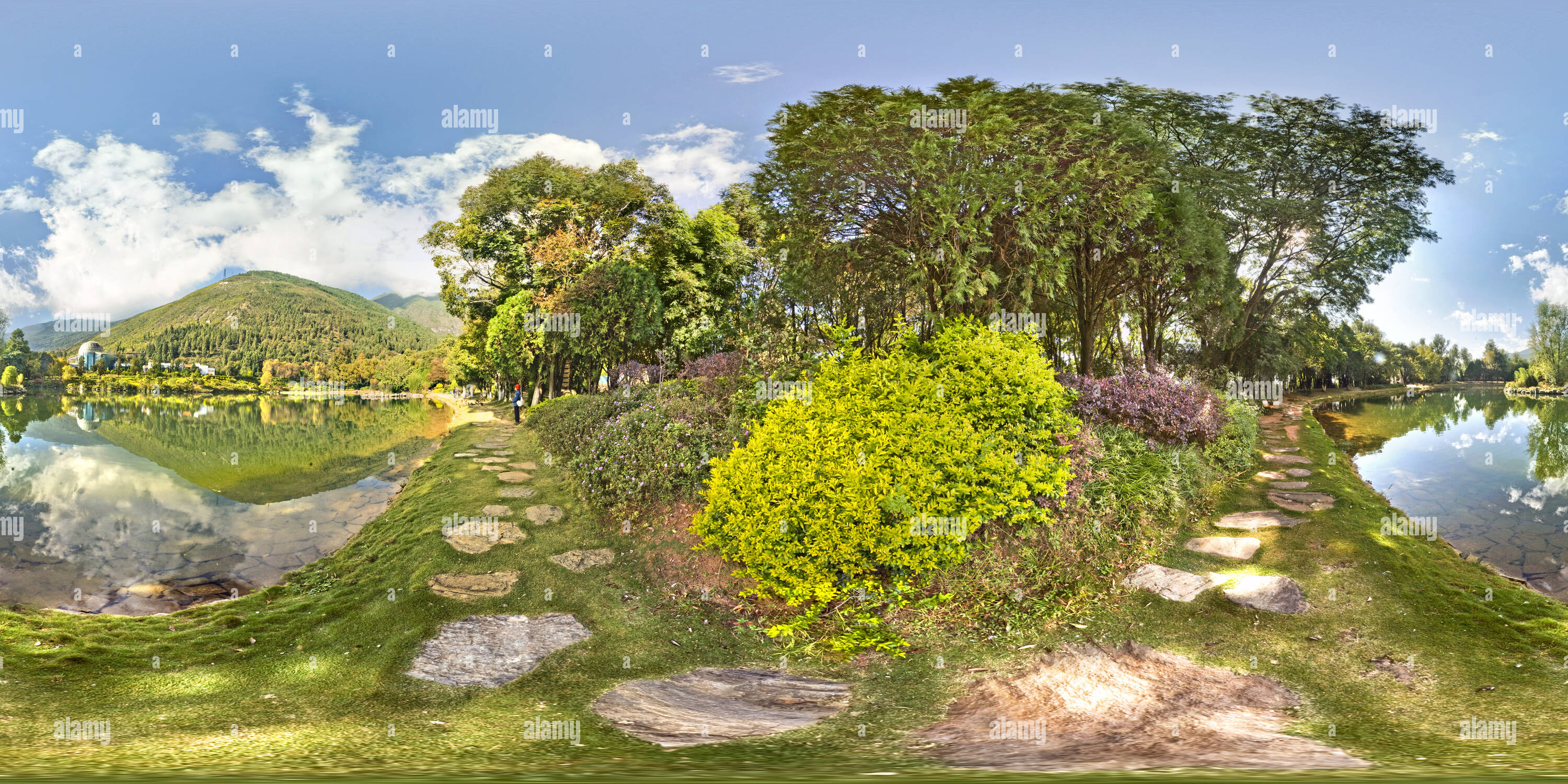 Yunnan ancient city dali butterfly spring museum hi-res stock ...