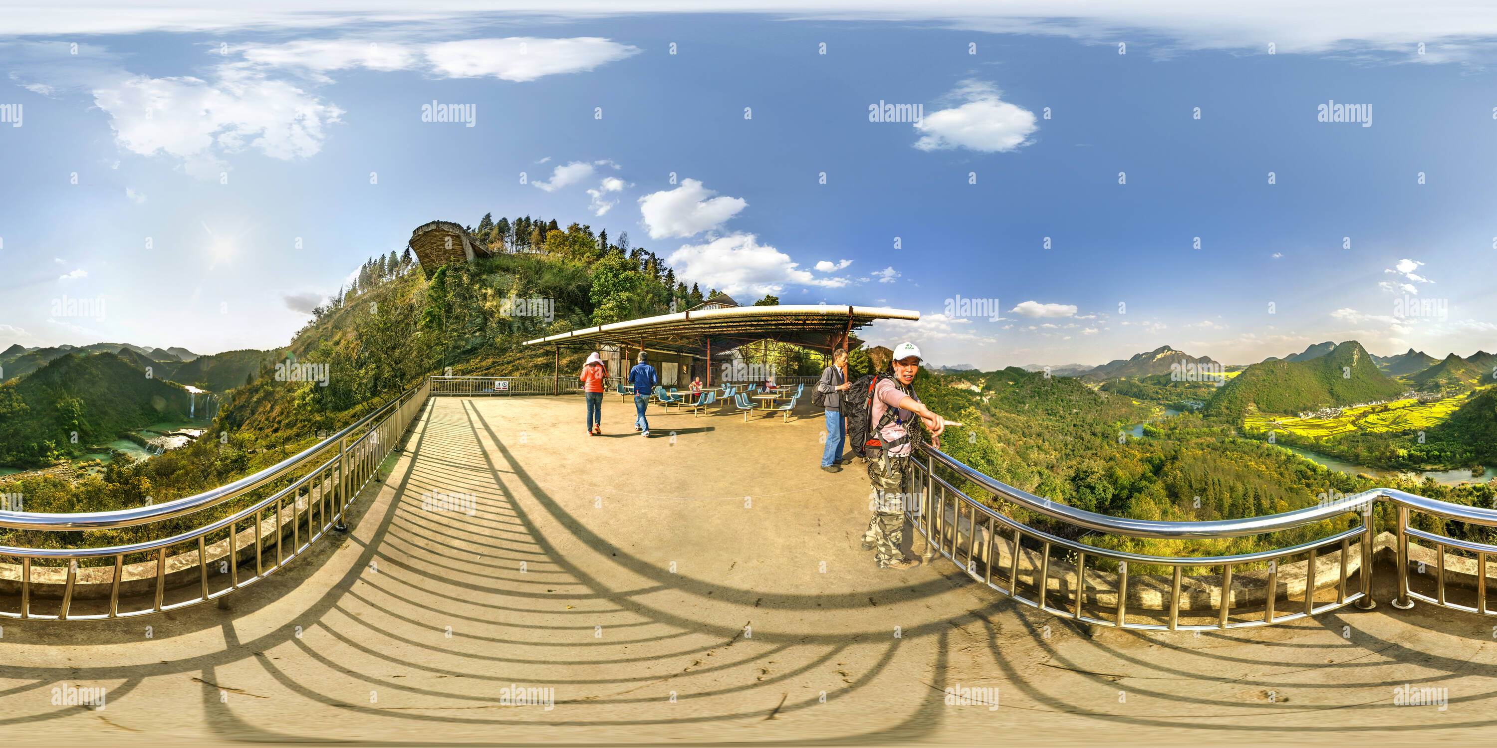 360° view of yunnan luoping Jiulong waterfall group——China 's largest ...