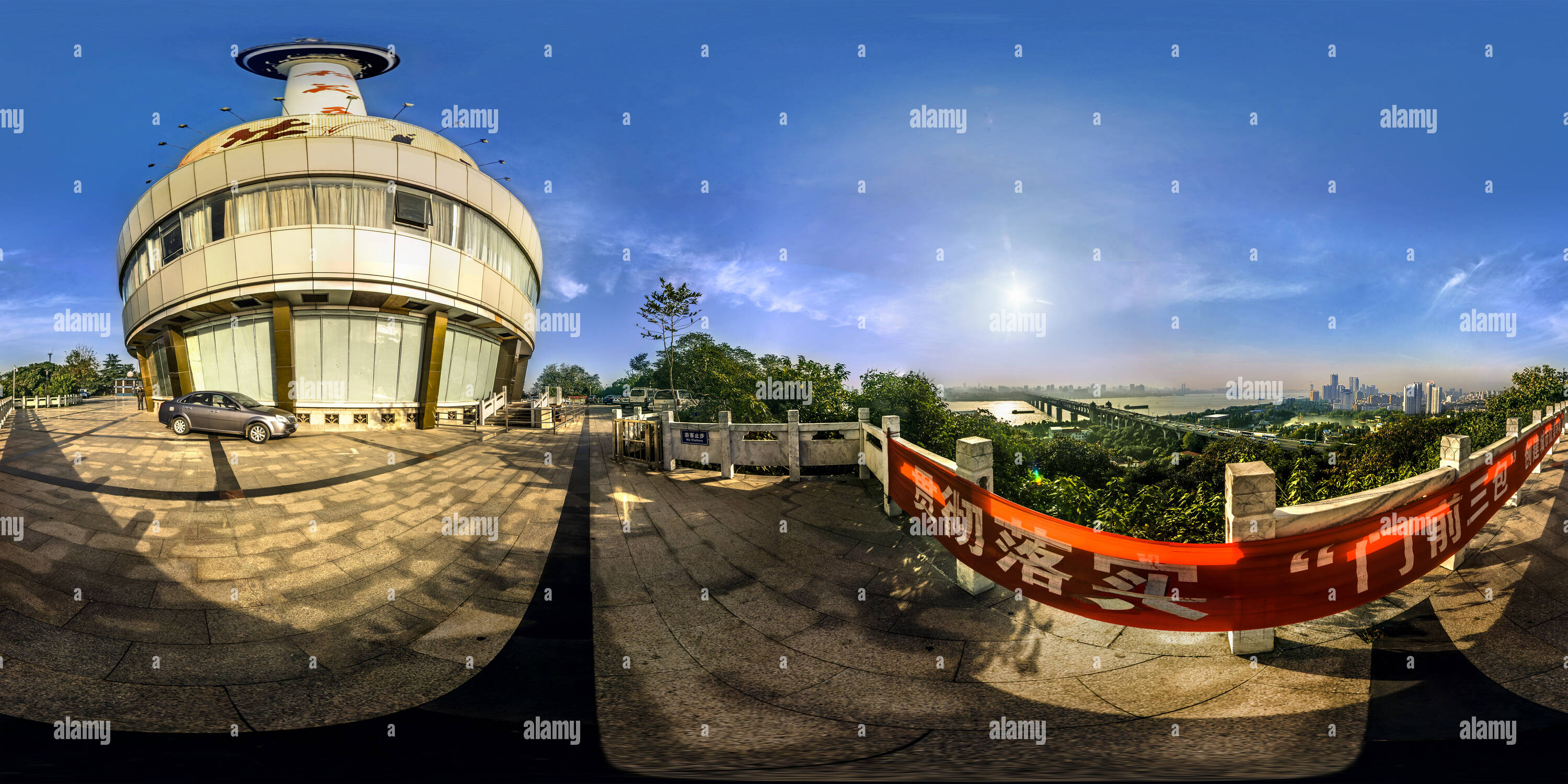 Hubei wuhan beach park tortoise mountain wuhan tv tower hi-res stock ...