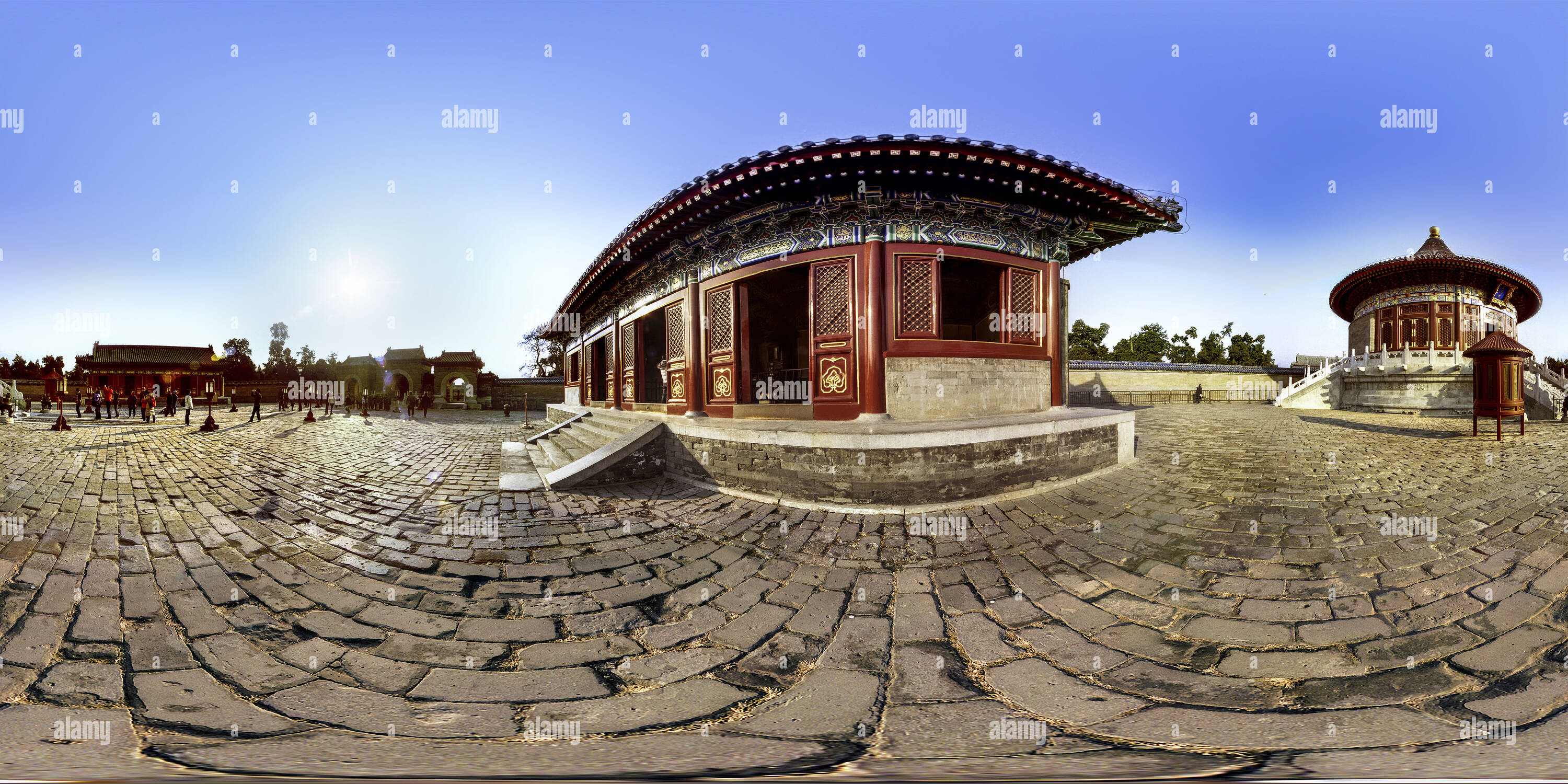 360° view of Beijing UNESCO World Heritage Temple of Heaven——The ...