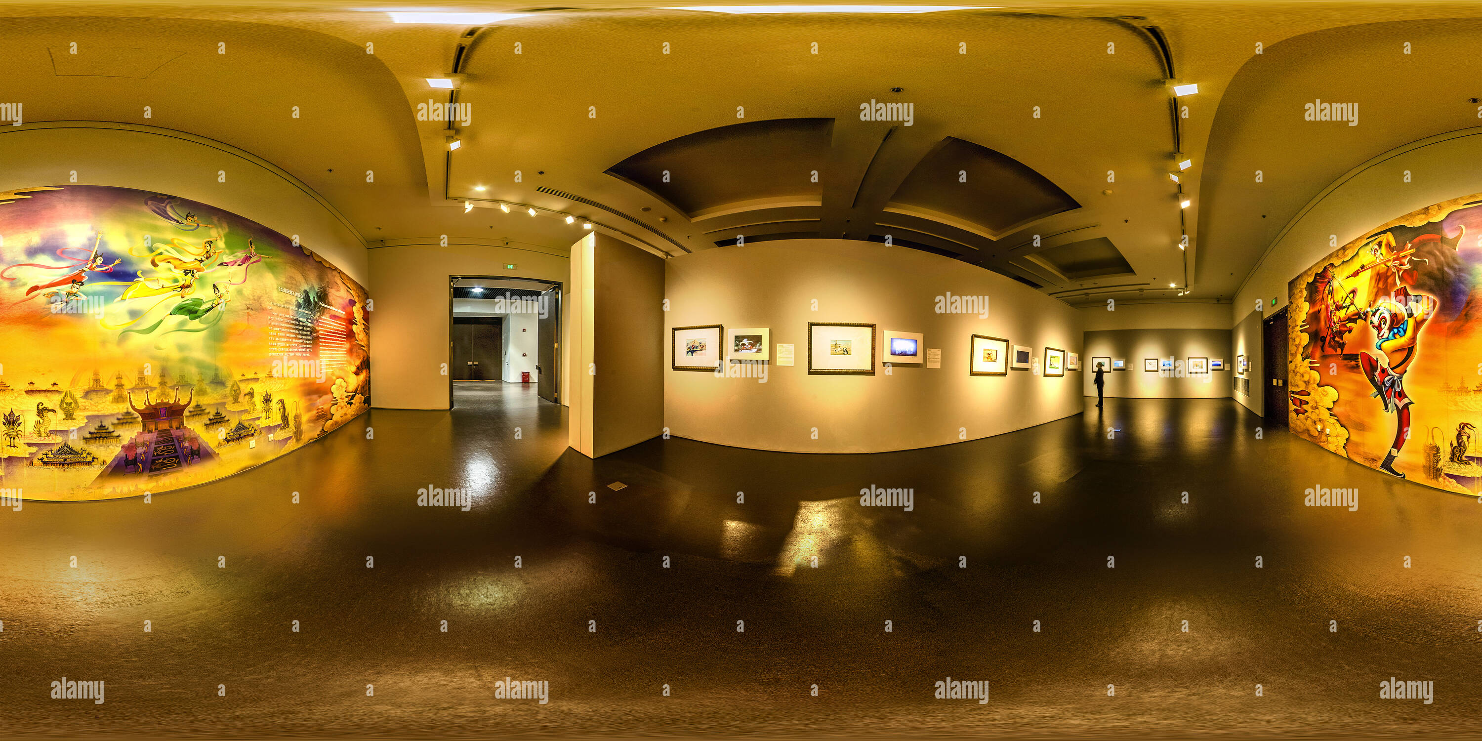 360° view of Shanghai the Palace of Fine Arts——Chinese art Animation ...