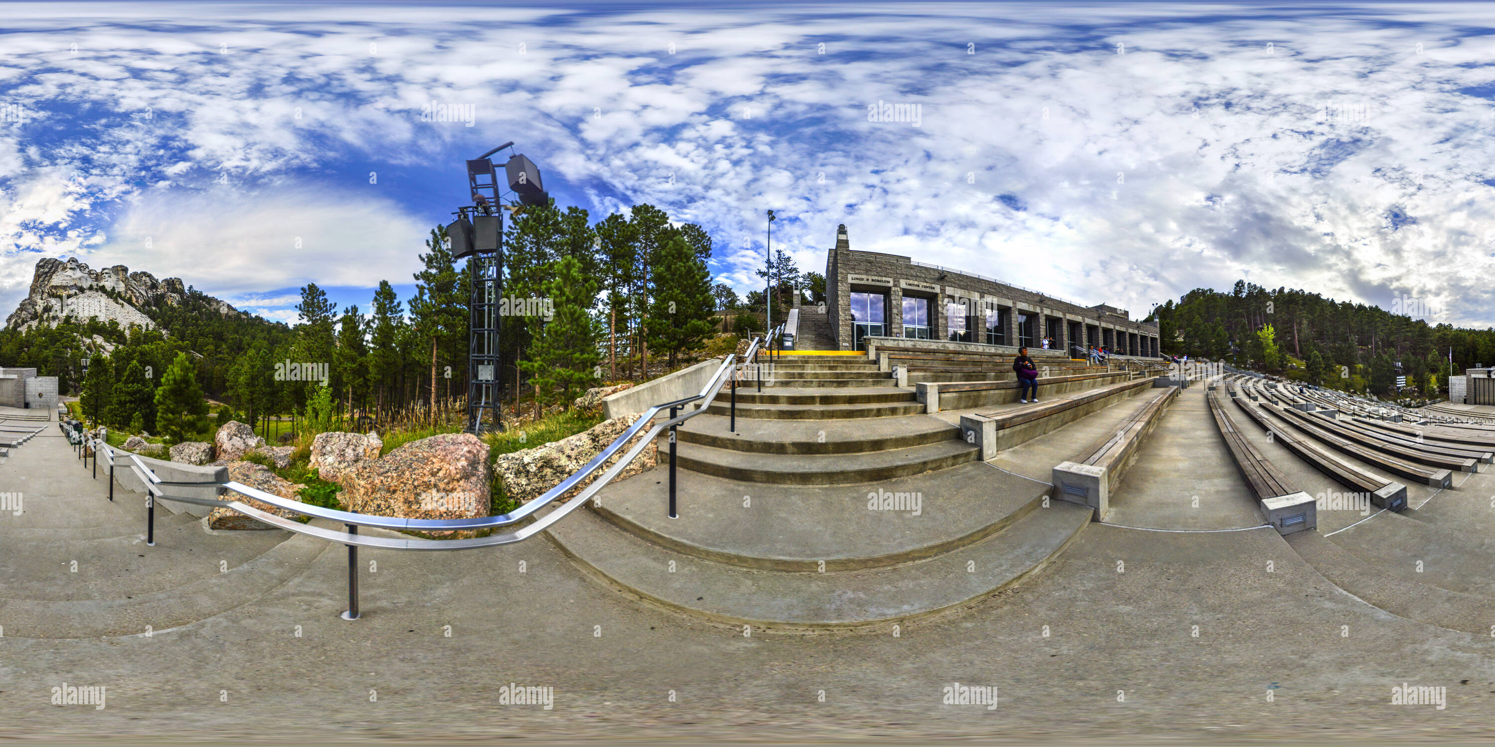 360° view of American South Dakota Mount Rushmore National Memorial——a ...