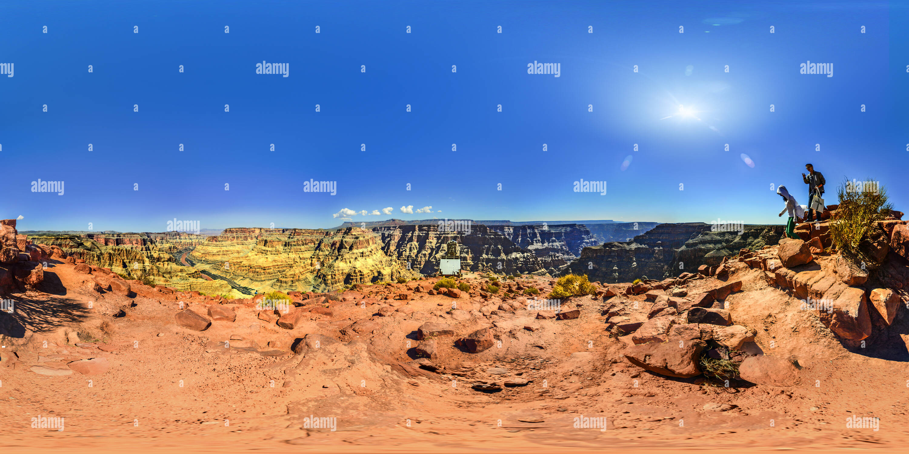 360° view of American Arizona Colorado Grand Canyon west ——Watch the ...