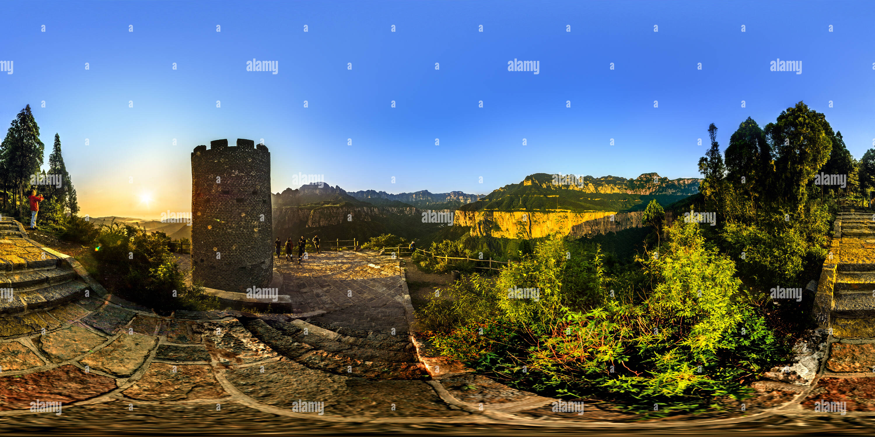 360° view of Henan xinxiang Guoliang village Blockhouse——The best place ...