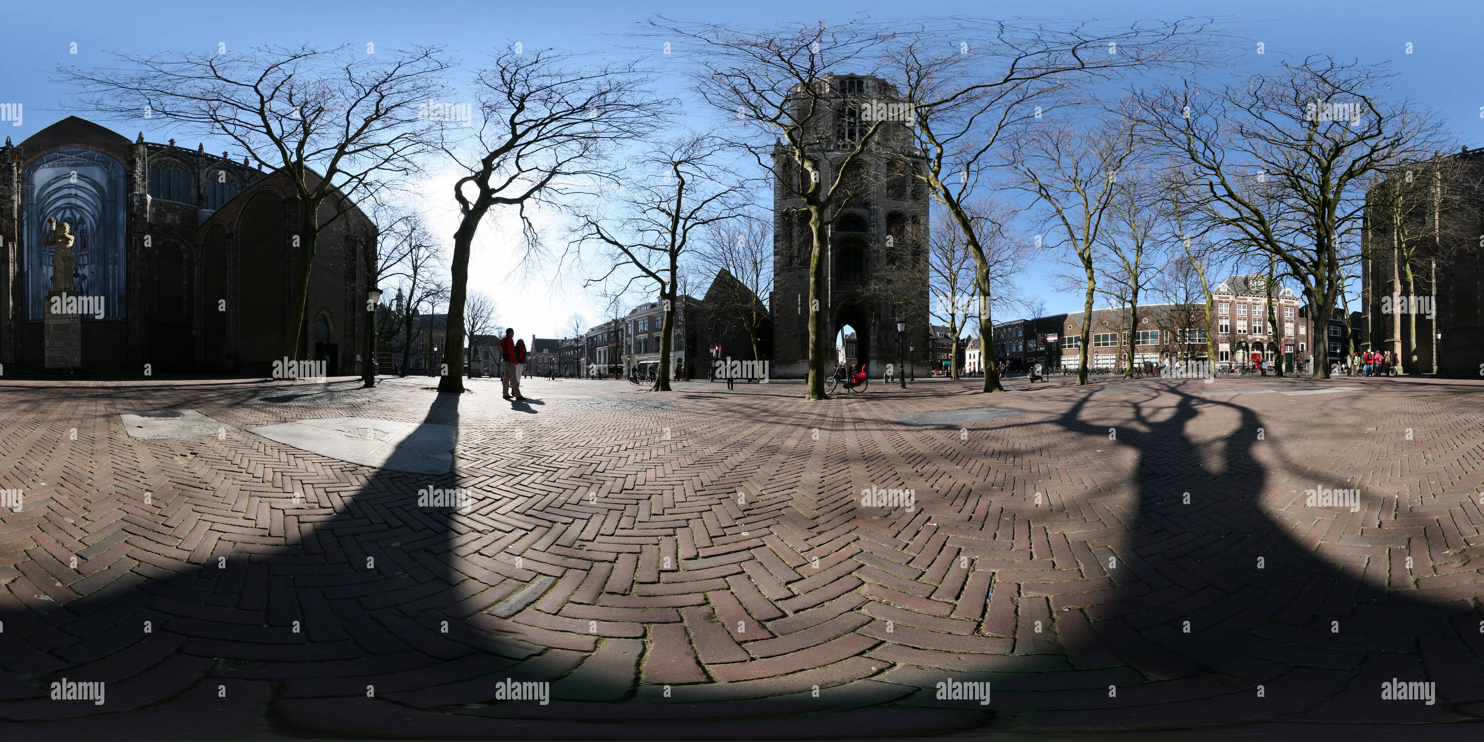 360° view of Dom square in the centre of Utrecht - Alamy