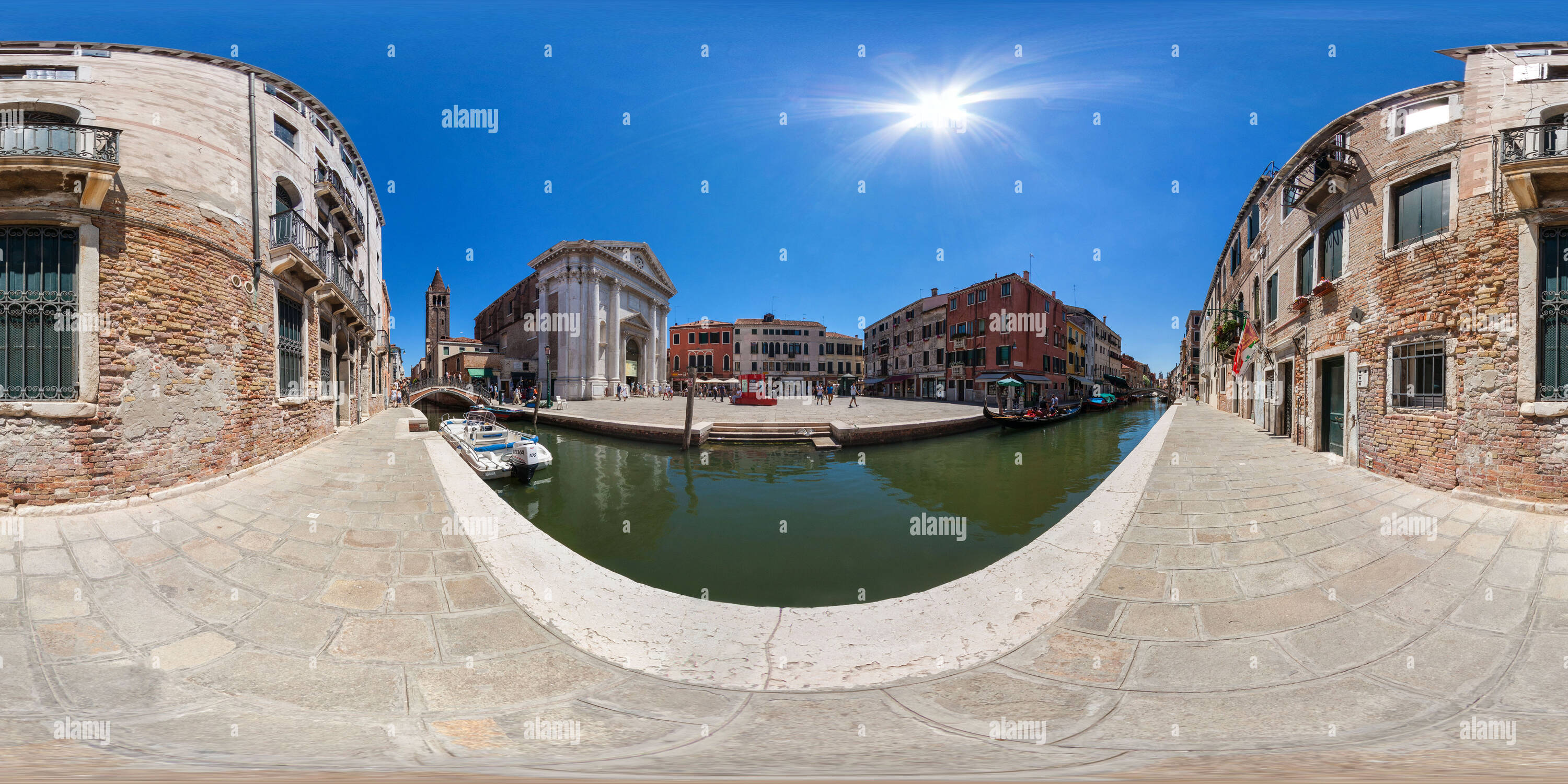 360° view of Campo San Barnaba Venezia - Alamy
