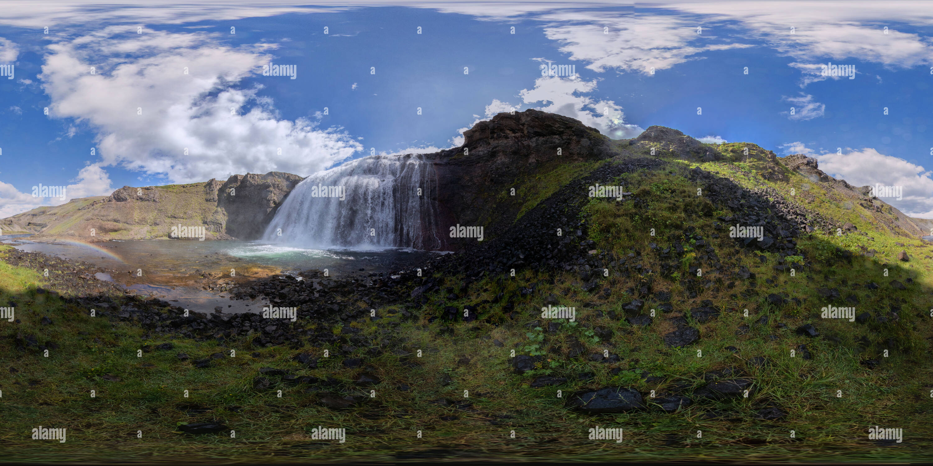 Thorufoss waterfall hi-res stock photography and images - Alamy